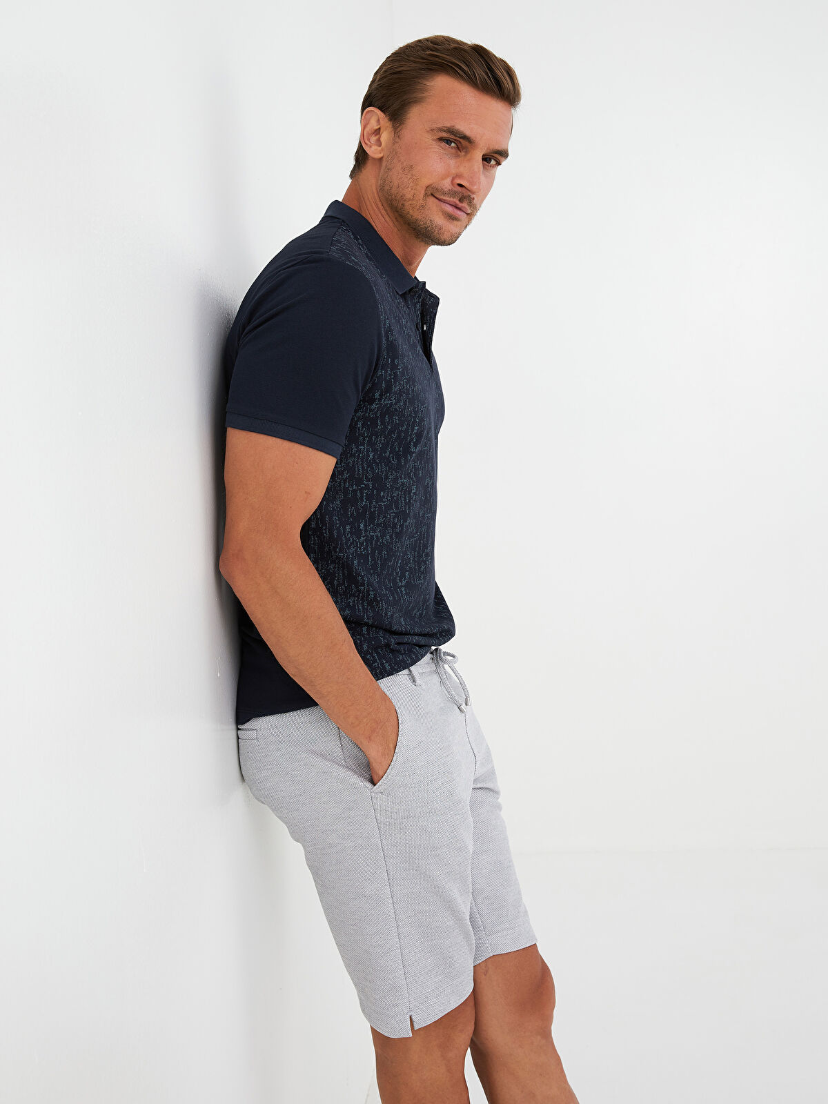 LCW VISION Slim Fit Örme Erkek Şort