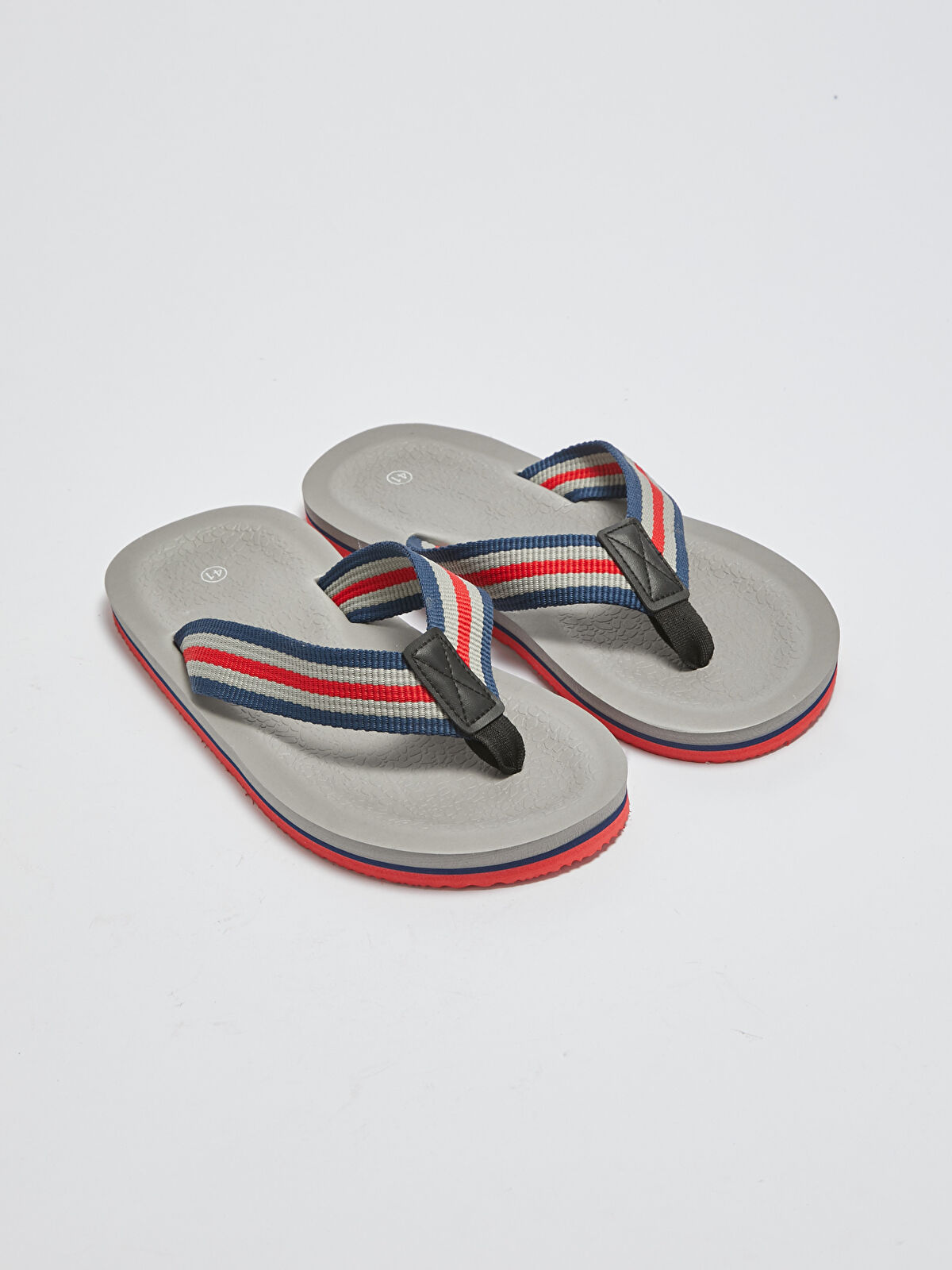 Baskılı Parmak Arası Erkek Plaj Terliği