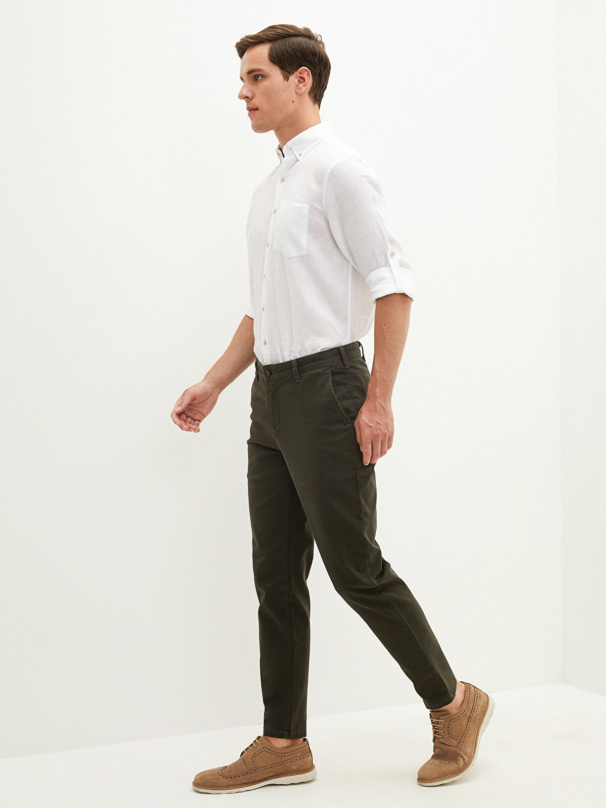 LCW CLASSIC Tapered Fit Gabardin Erkek Chino Pantolon