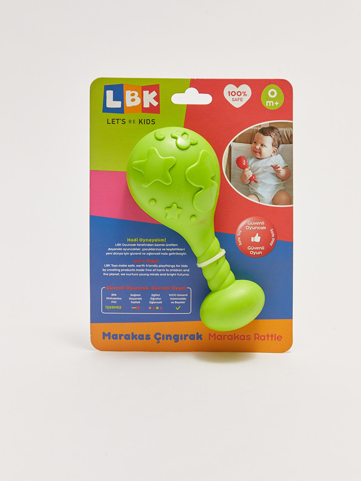Lets Be Kids Unisex Bebek Marakas Çıngırak Lets Be Kids Unisex Bebek Marakas Çıngırak