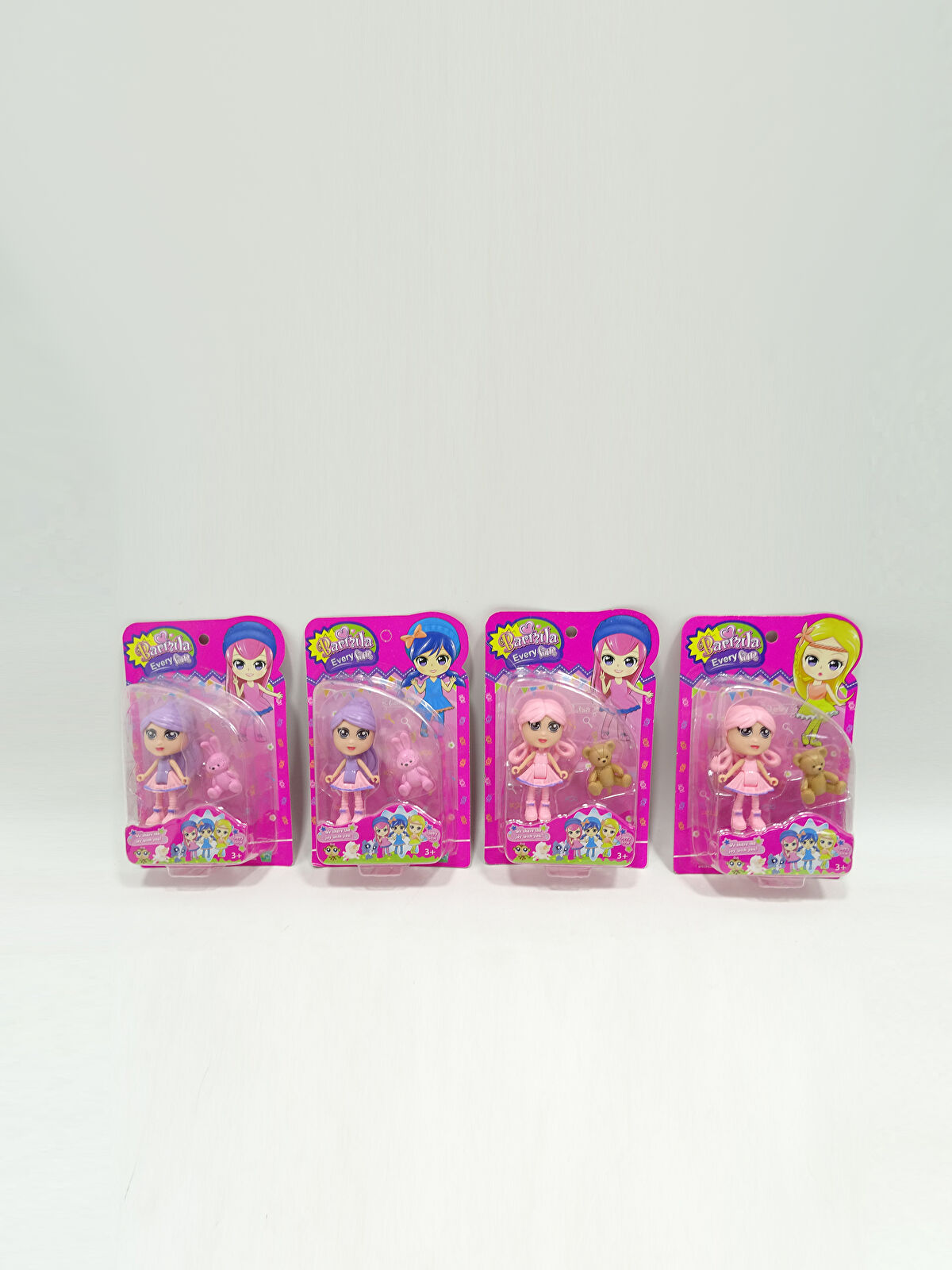 Kız Çocuk Aksesuarlı Küçük Oyuncak Bebek