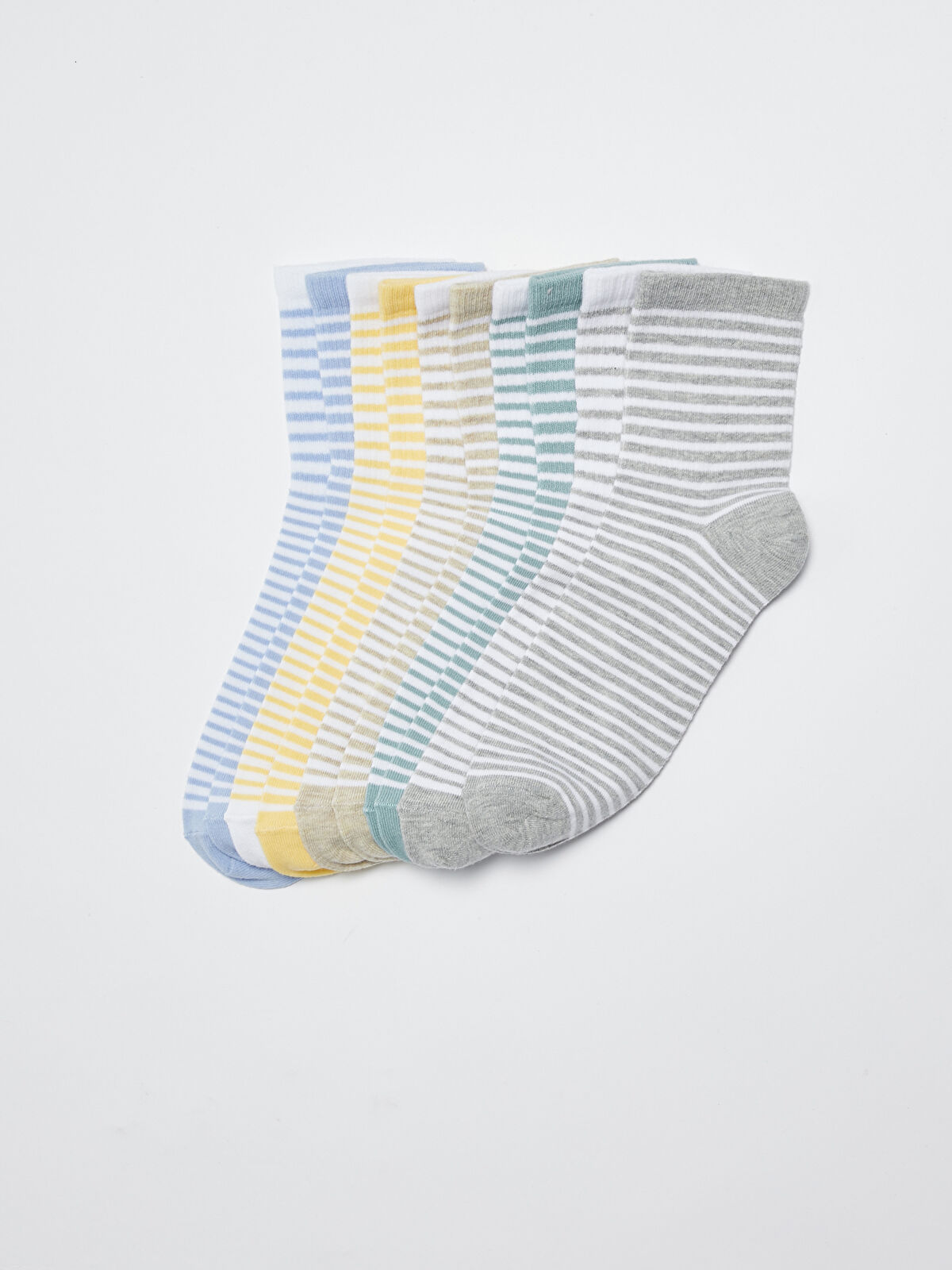 Çizgili Erkek Soket Çorap 10'lu
