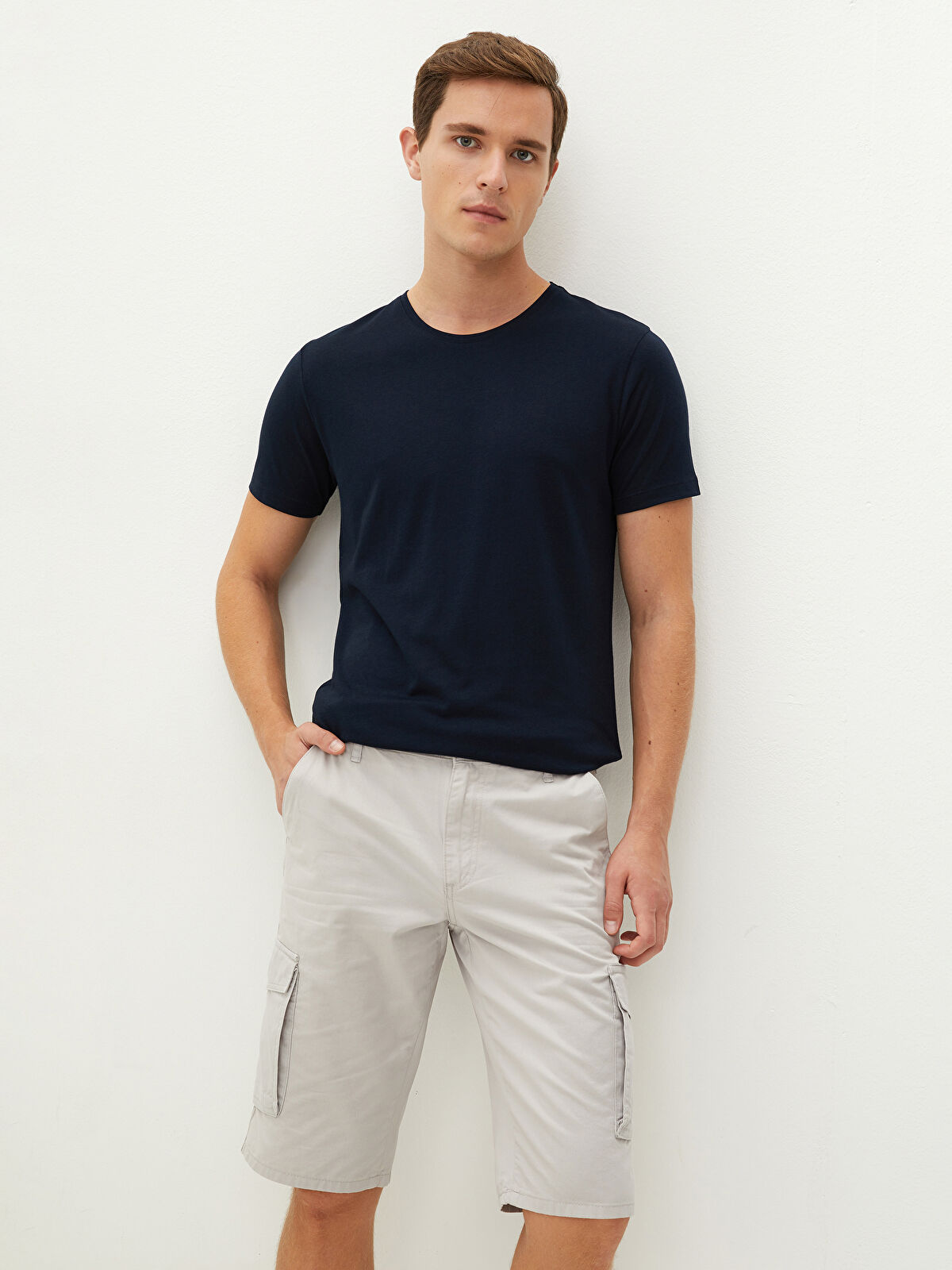 LCW CLASSIC Standart Kalıp Gabardin Erkek Kargo Şort