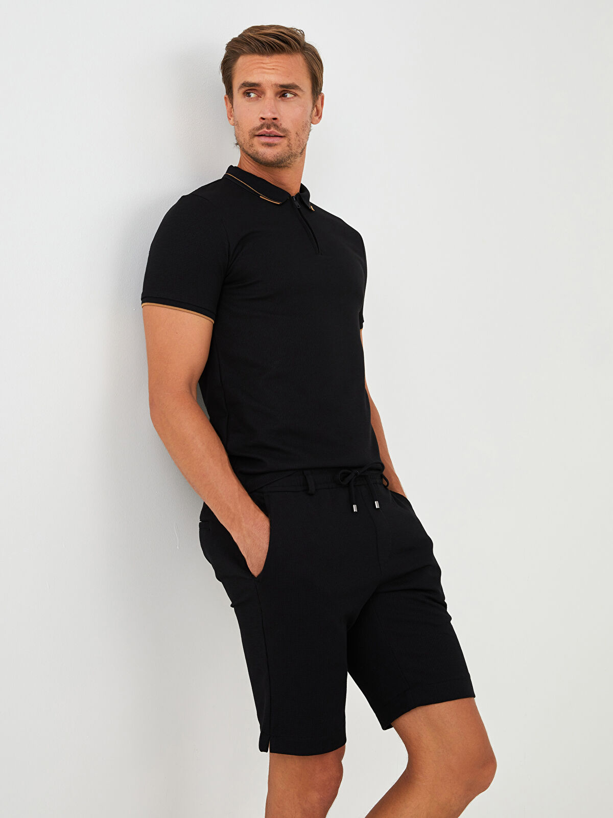 LCW VISION Slim Fit Örme Erkek Şort