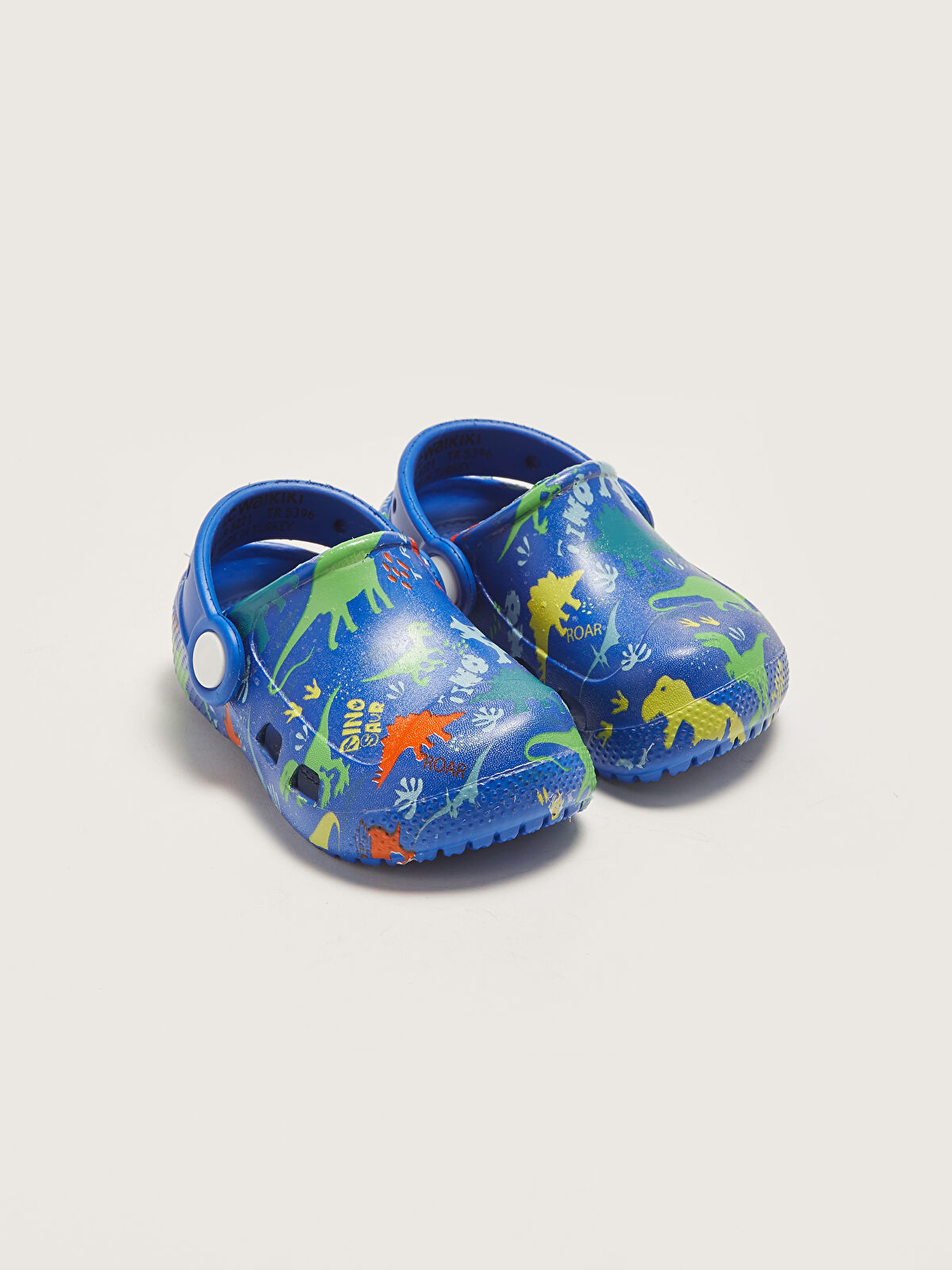 Baskılı Delikli Erkek Bebek Sandalet