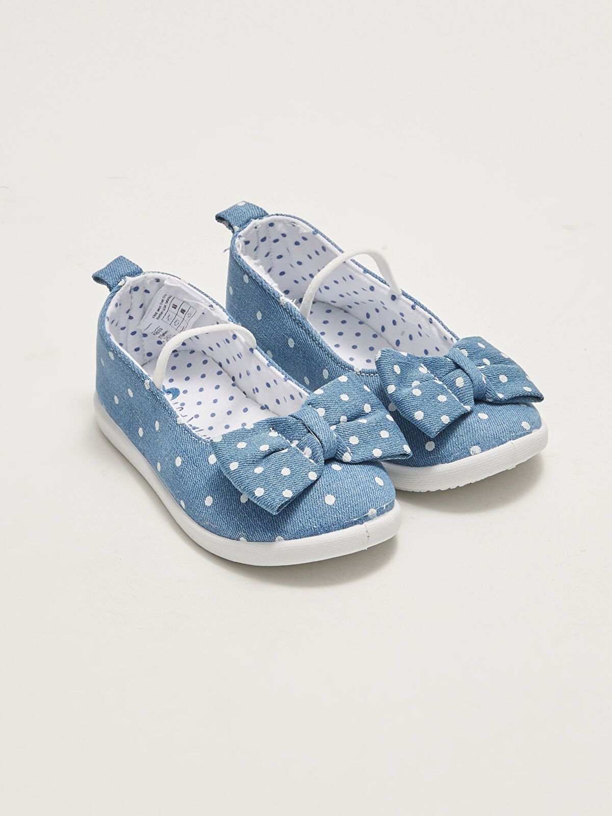 Fiyonk Detaylı Lastikli Kız Bebek Babet