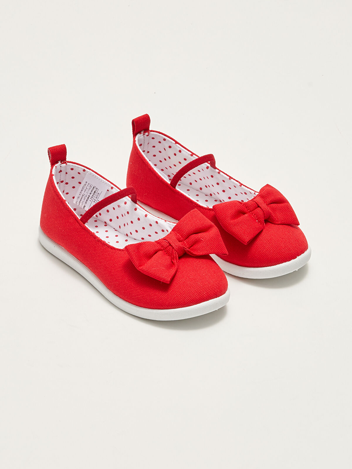 Fiyonk Detaylı Kız Bebek Babet Ayakkabı