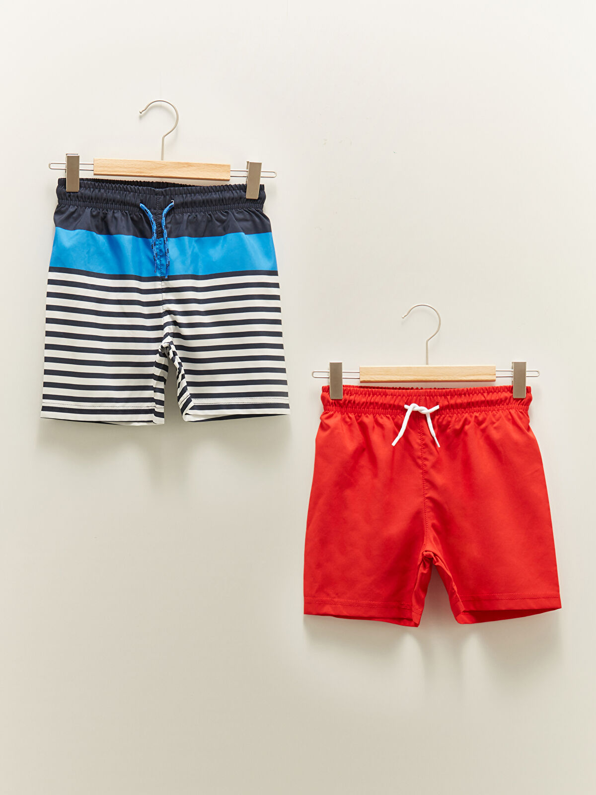 Beli Lastikli Erkek Çocuk Deniz Şortu 2'li