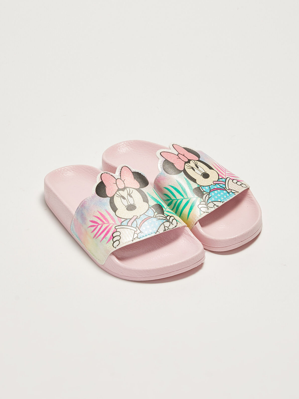 Minnie Mouse Lisanslı Tek Bantlı Kız Çocuk Terlik