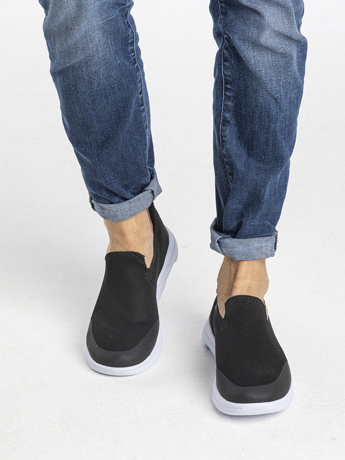 Letoon File Detaylı Erkek Triko Spor Ayakkabı