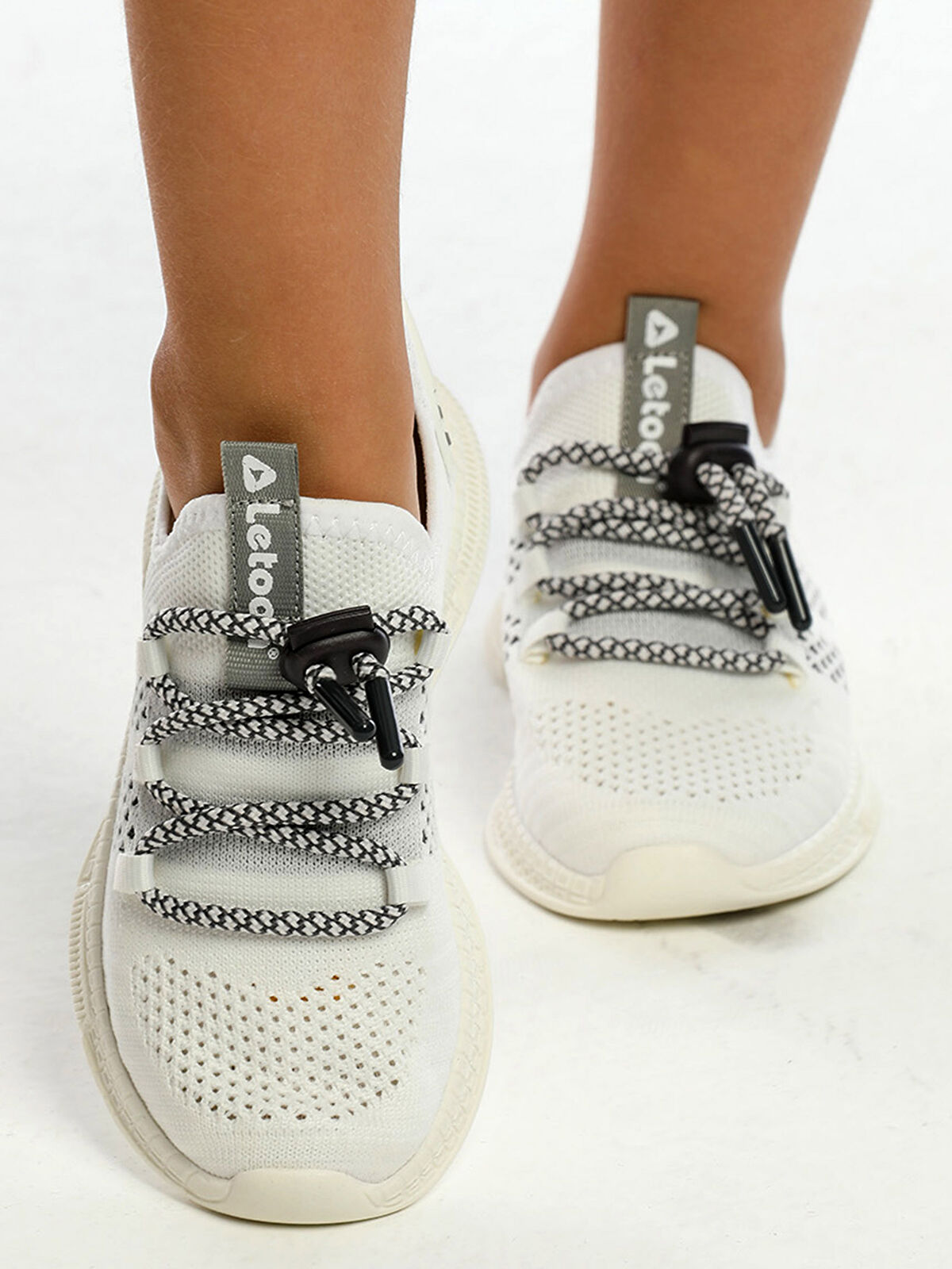 Letoon File Detaylı Bağcıklı Kız Çocuk Aktif Spor Ayakkabı