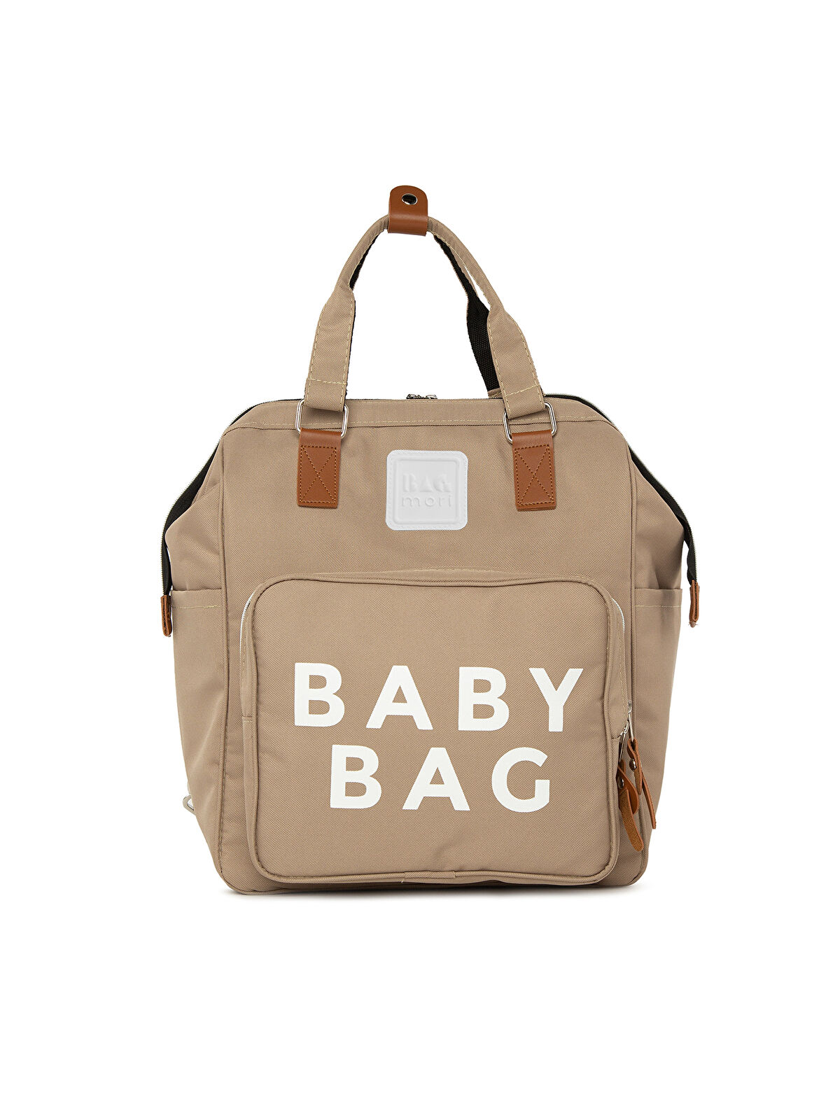 Bagmori Baskılı Cepli Anne Bebek Bakım Sırt Çantası