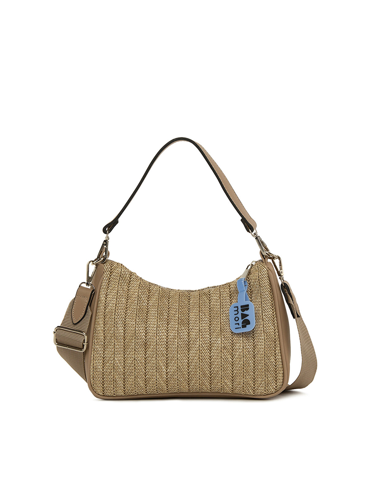 Bagmori Garnili Hasır Baget Çanta Bagmori Garnili Hasır Baget Çanta