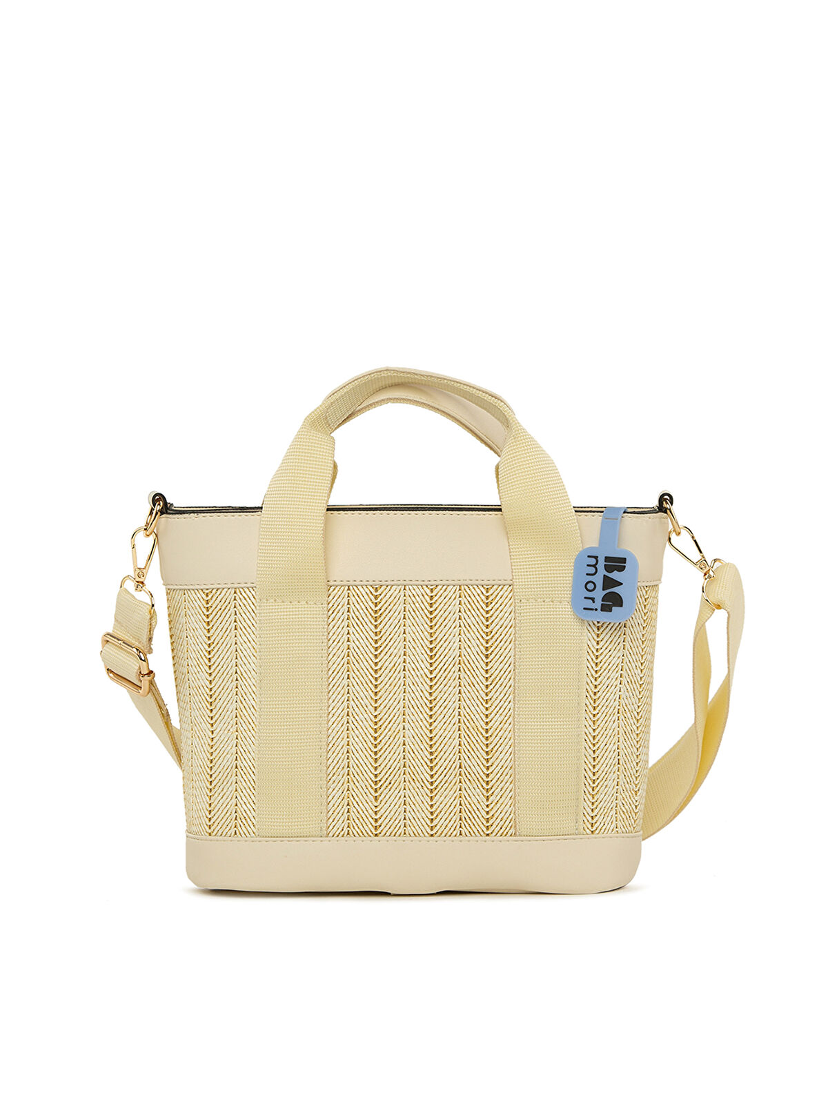 Bagmori Garnili Omuz Askılı Hasır El ve Omuz Çantası Bagmori Garnili Omuz Askılı Hasır El ve Omuz Çantası