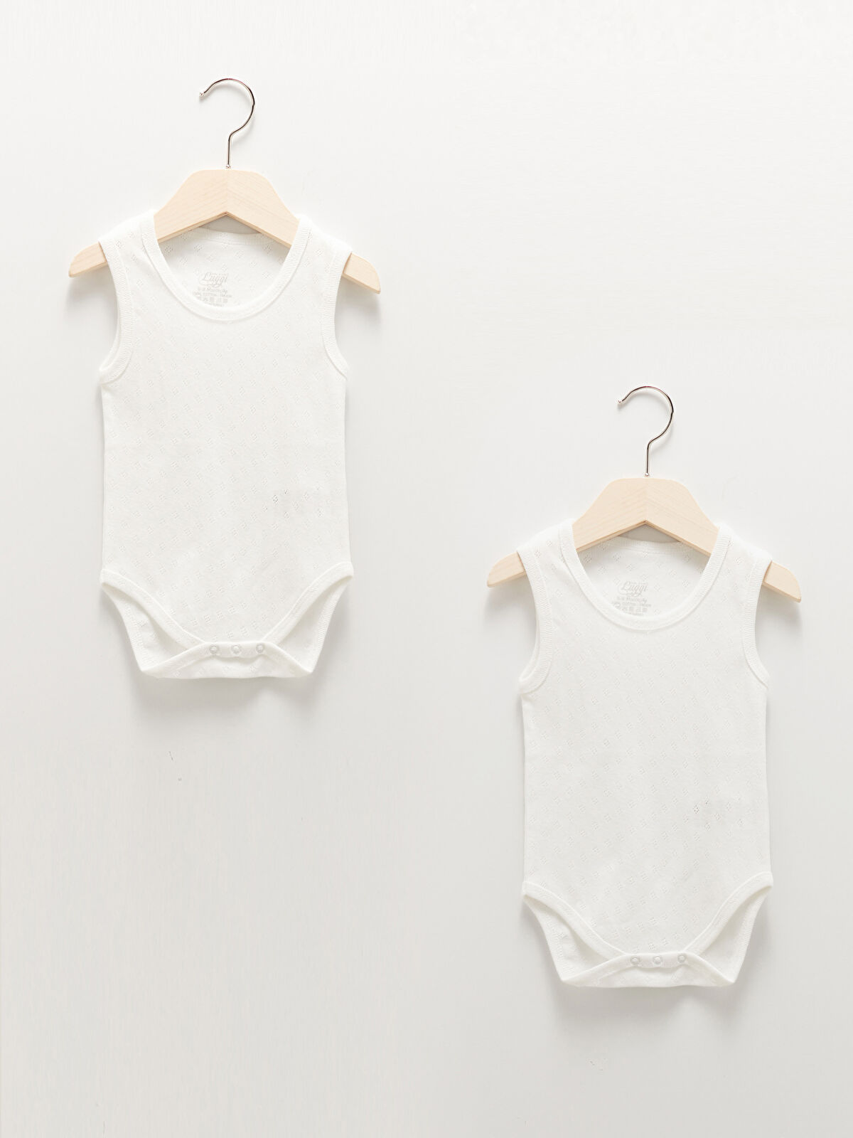 Luggi Baby Bisiklet Yaka Kendinden Desenli Erkek Bebek Çıtçıtlı Body 2'li