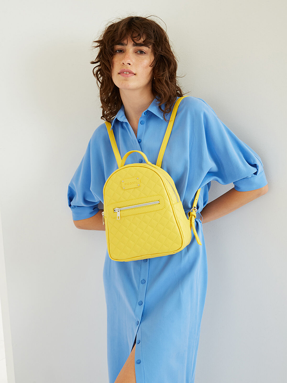 Fossil Kapitone Kadın Sırt Çantası