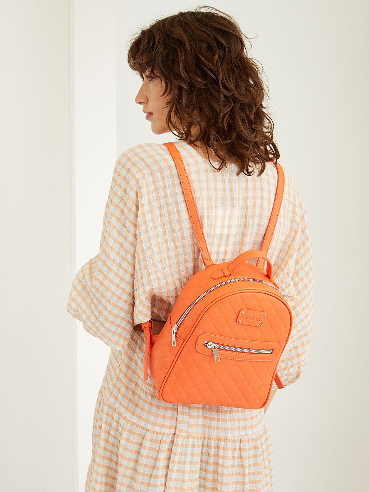 Fossil Kapitone Kadın Sırt Çantası