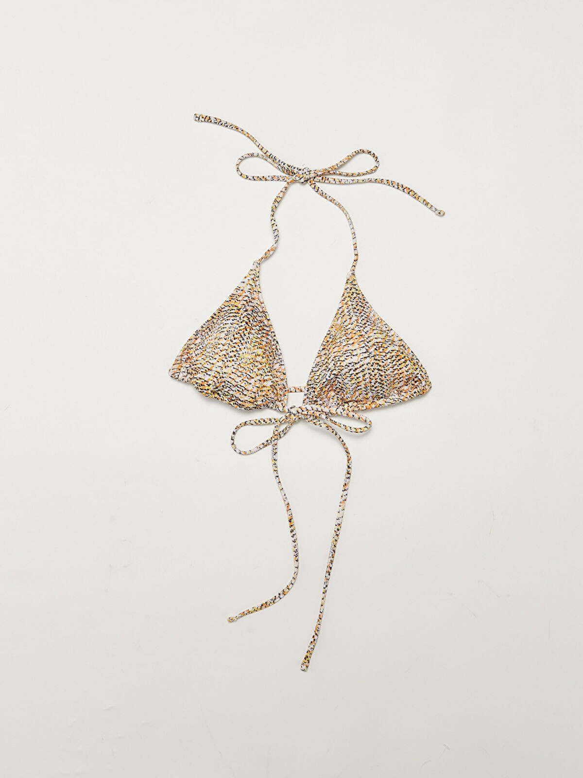 LCW DREAM Desenli Boyundan Bağlamalı Kadın Bikini Üst