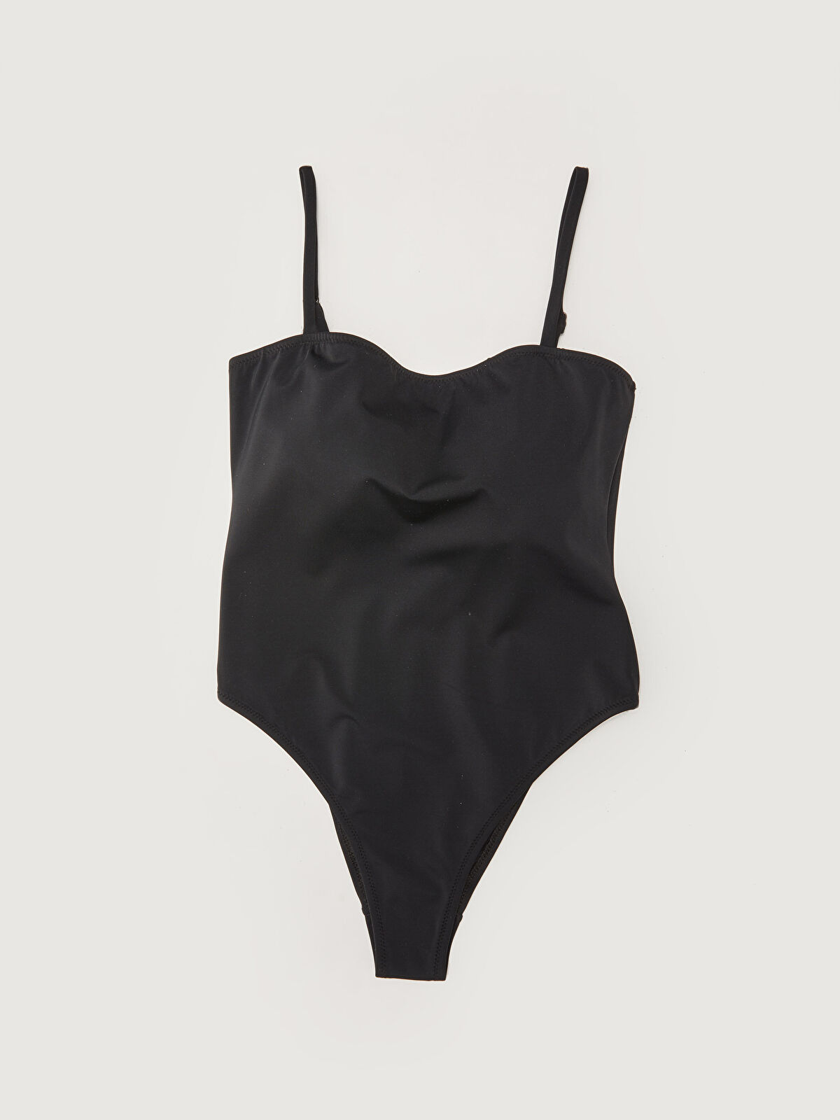 LCW DREAM Ayarlanabilir Askılı Straplez Düz Kadın Mayo