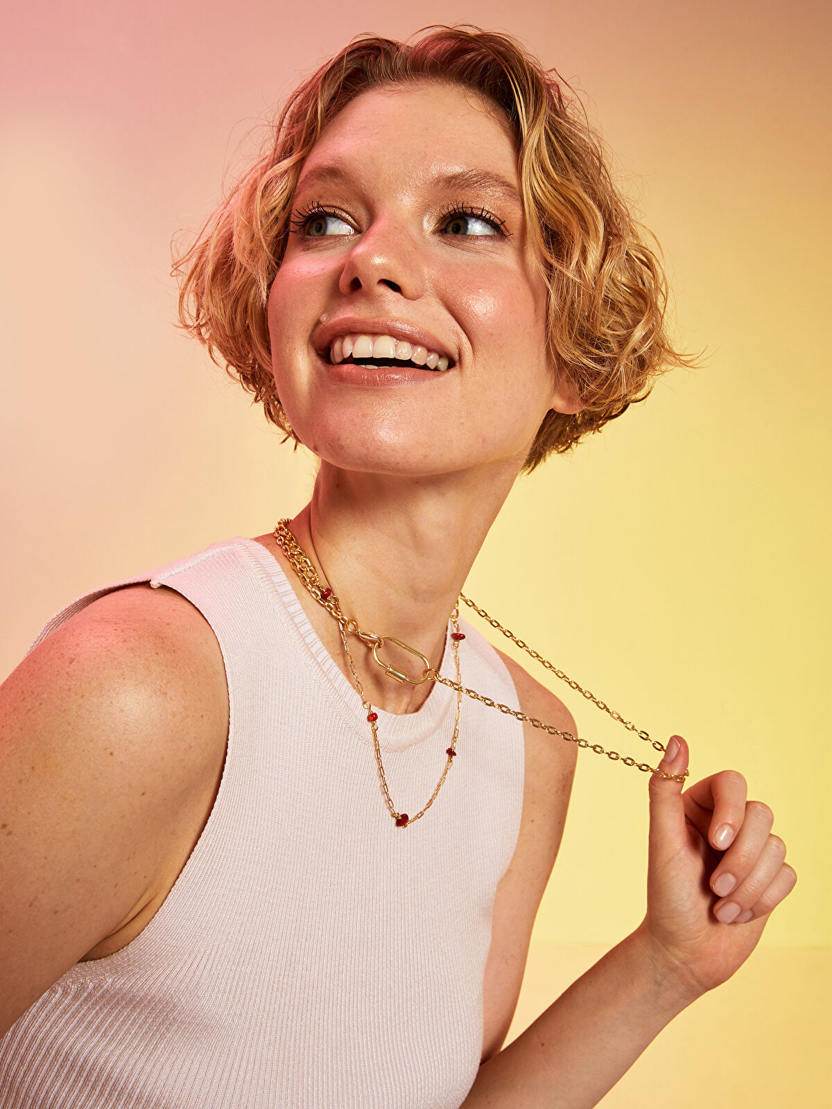 Kadın Zincir Kolye 2'li