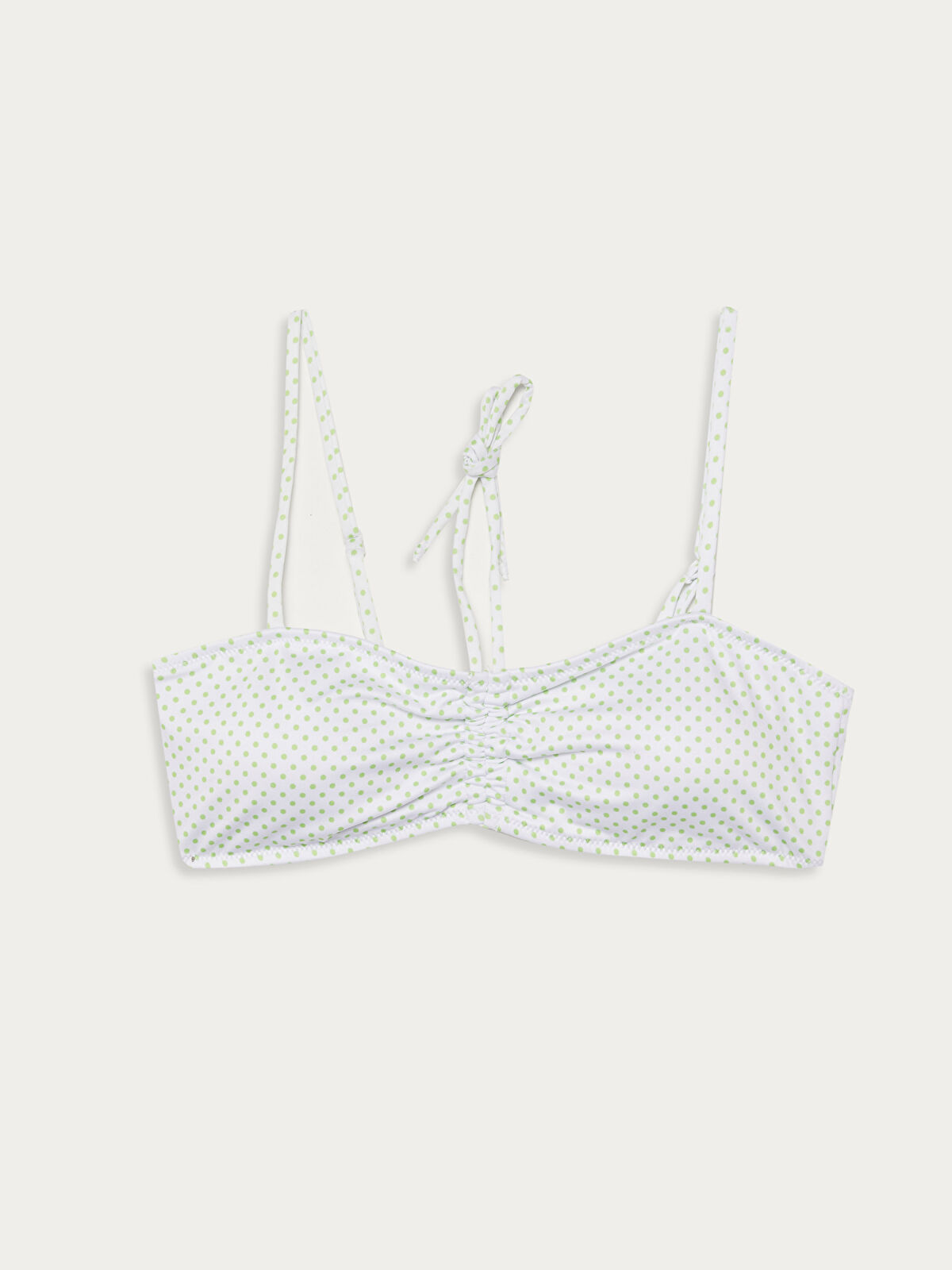 LCW DREAM Puantiyeli Boyundan Bağlama Detaylı Kadın Bikini Üst