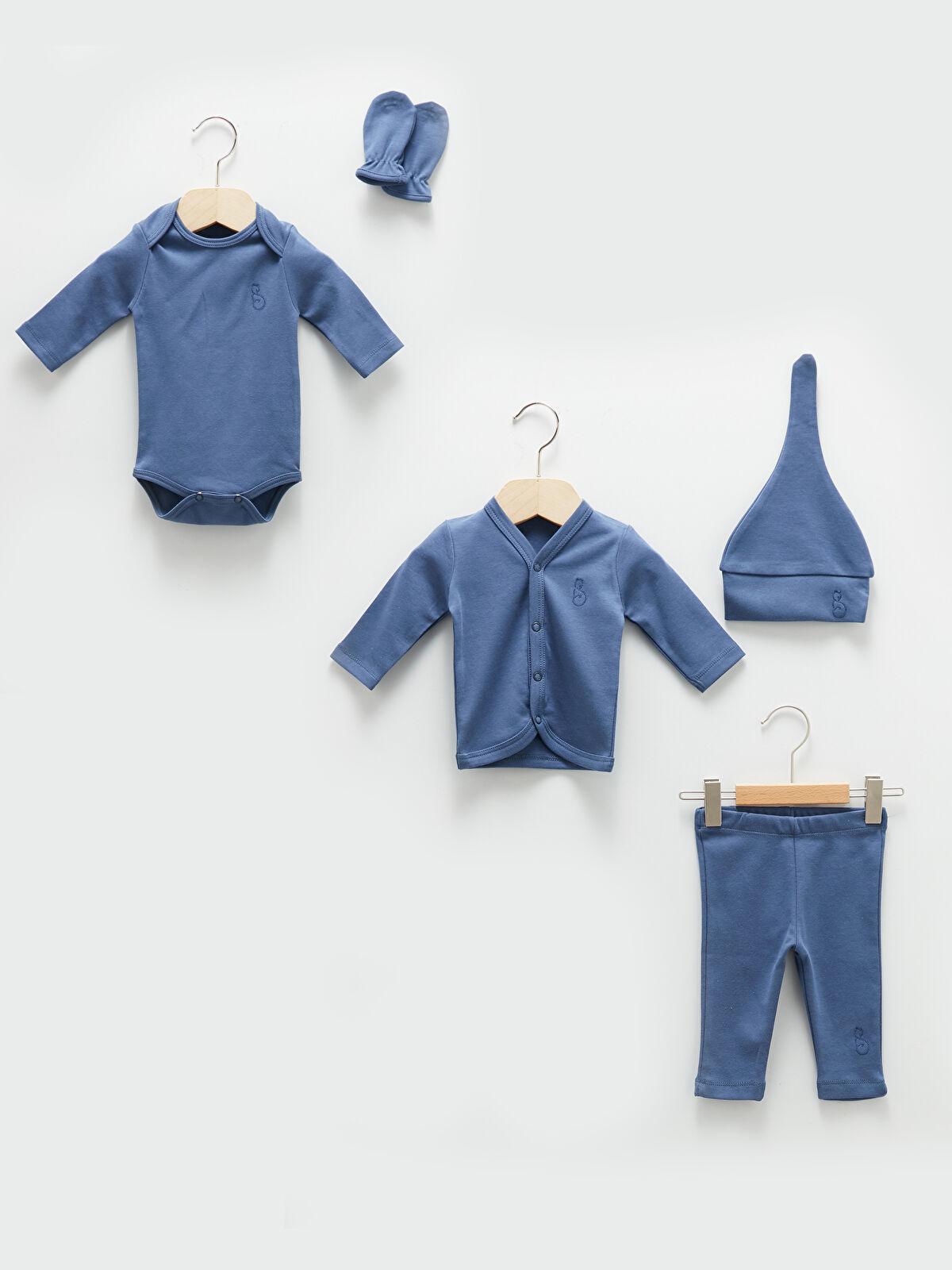 Calico Organik Pamuklu Unisex Takım 5'li Calico Organik Pamuklu Unisex Takım 5'li