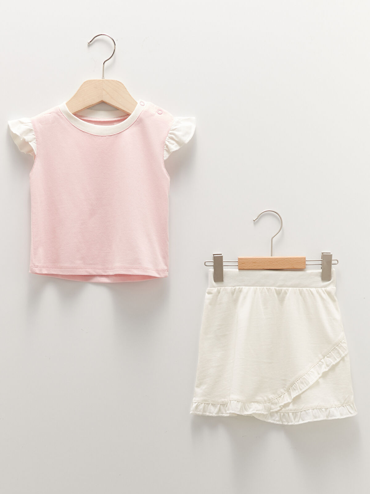 Calico Organik Pamuklu Kız Bebek Takım 2'li