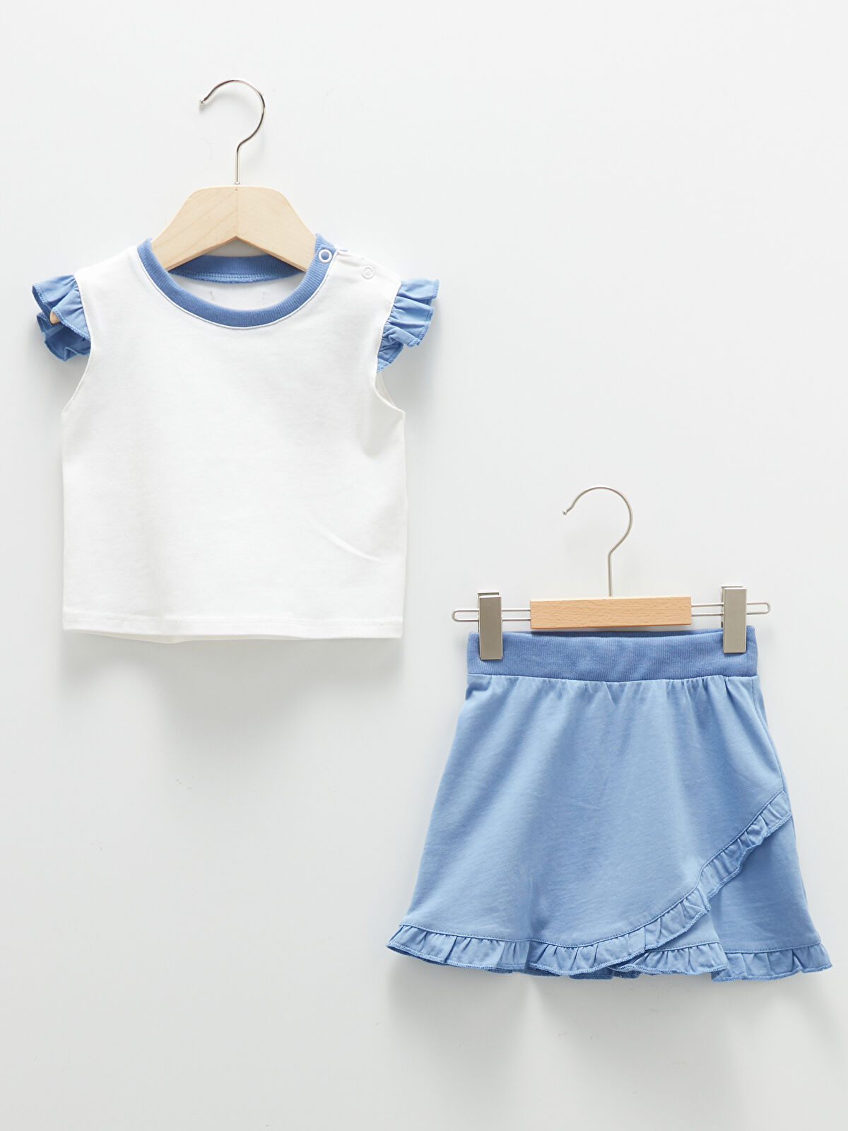 Calico Organik Pamuklu Kız Bebek Takım 2'li