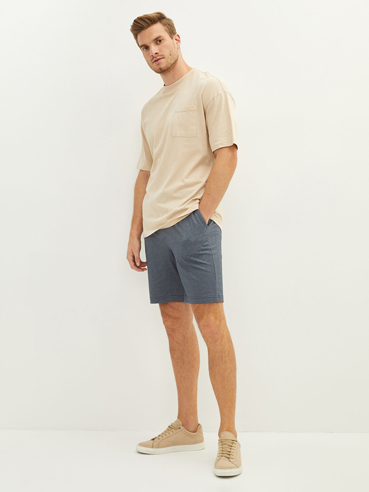 LCW BASIC Standart Kalıp Pike Erkek Şort