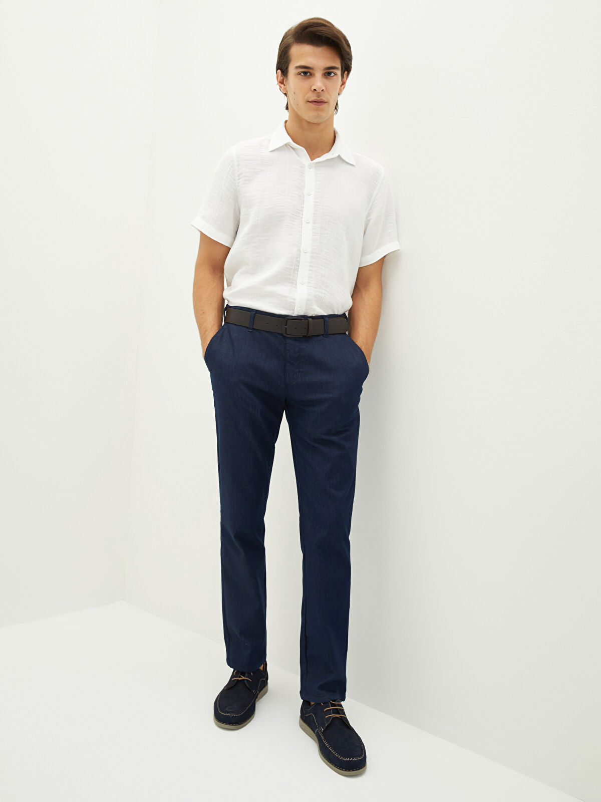 LCW CLASSIC Standart Kalıp Kemerli Erkek Pantolon