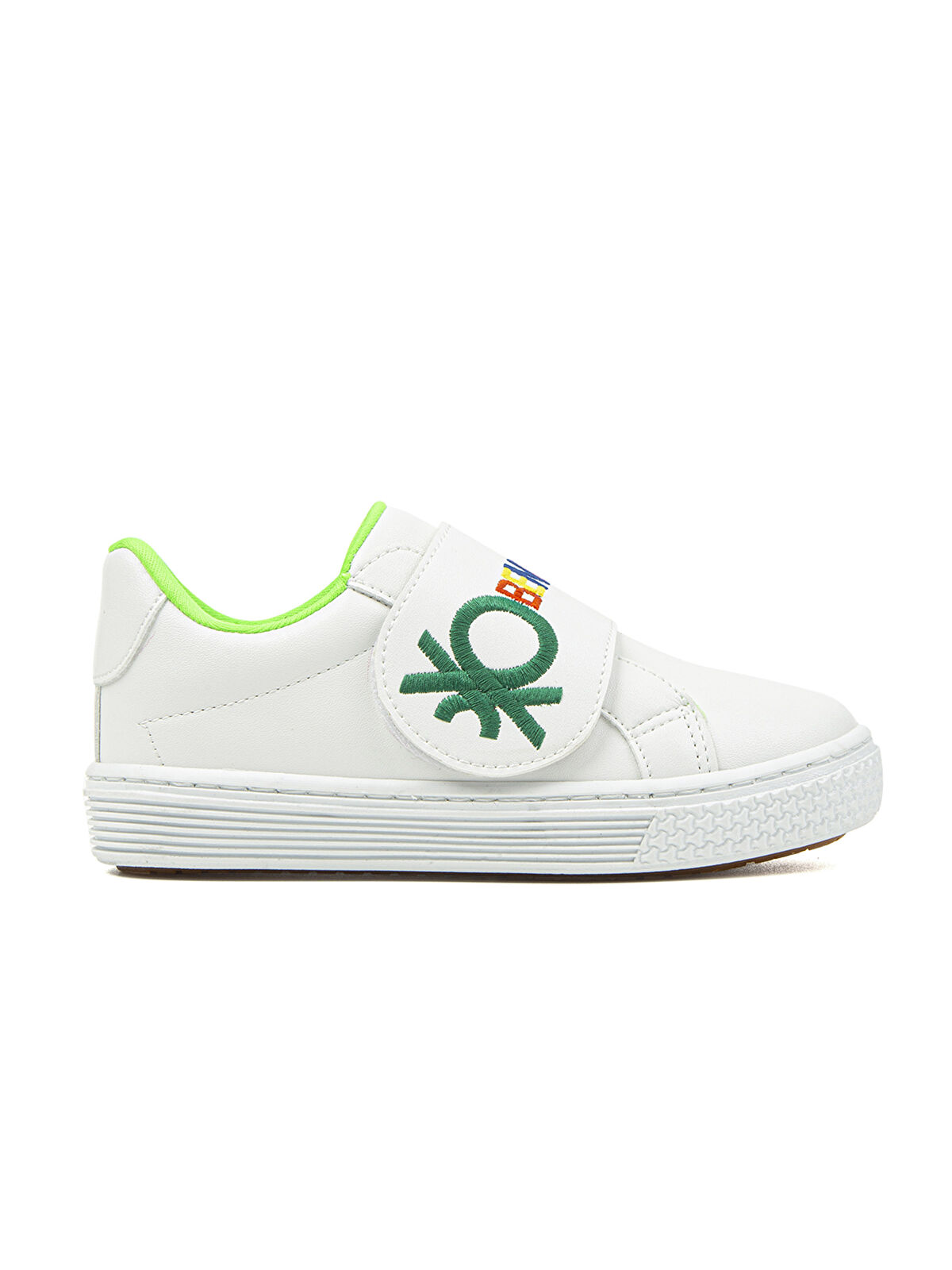 Benetton Nakışlı Cırt Cırtlı Kız Çocuk Aktif Spor Ayakkabı