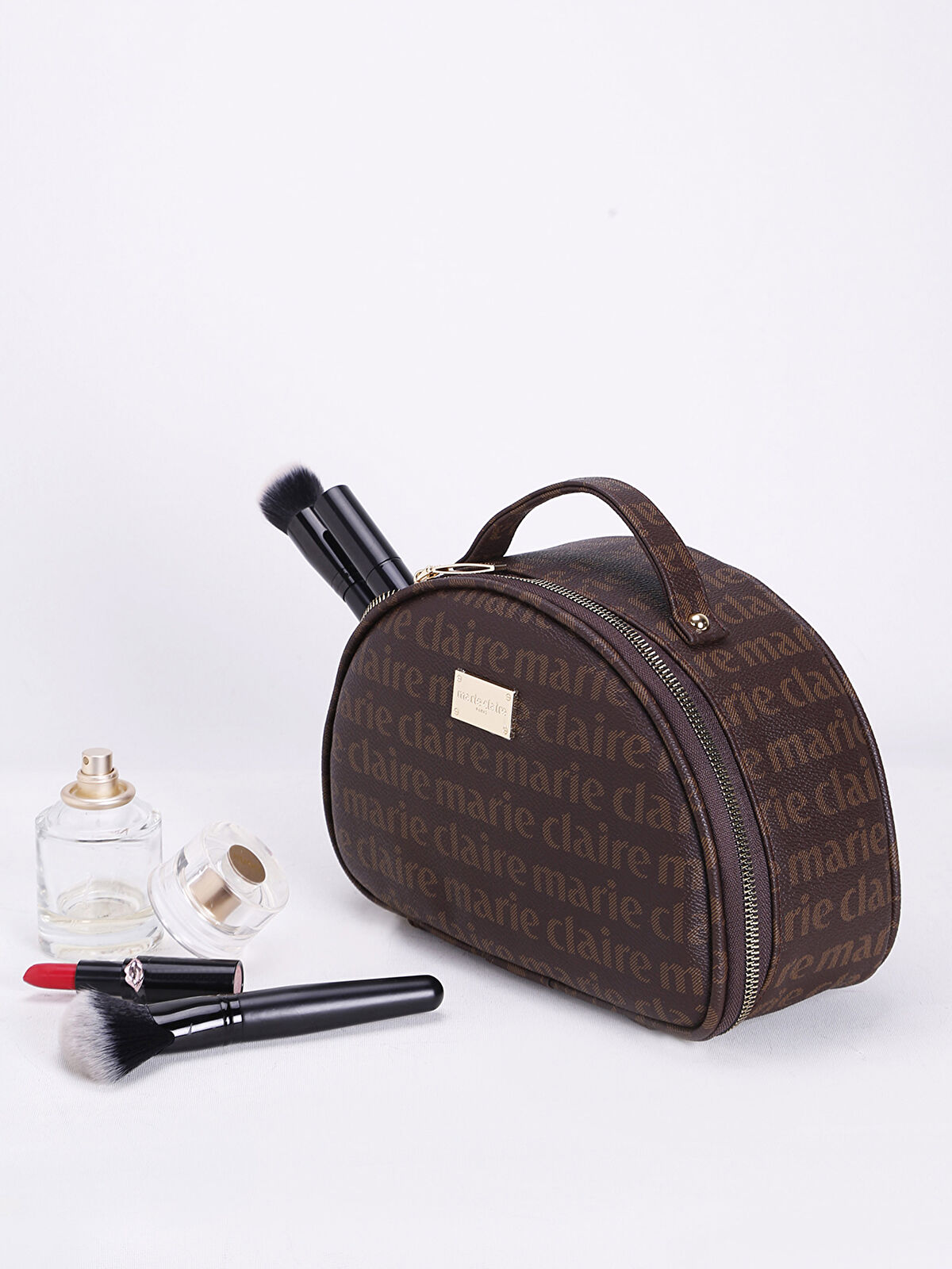 Marie Claire Baskılı Kadın Makyaj Çantası