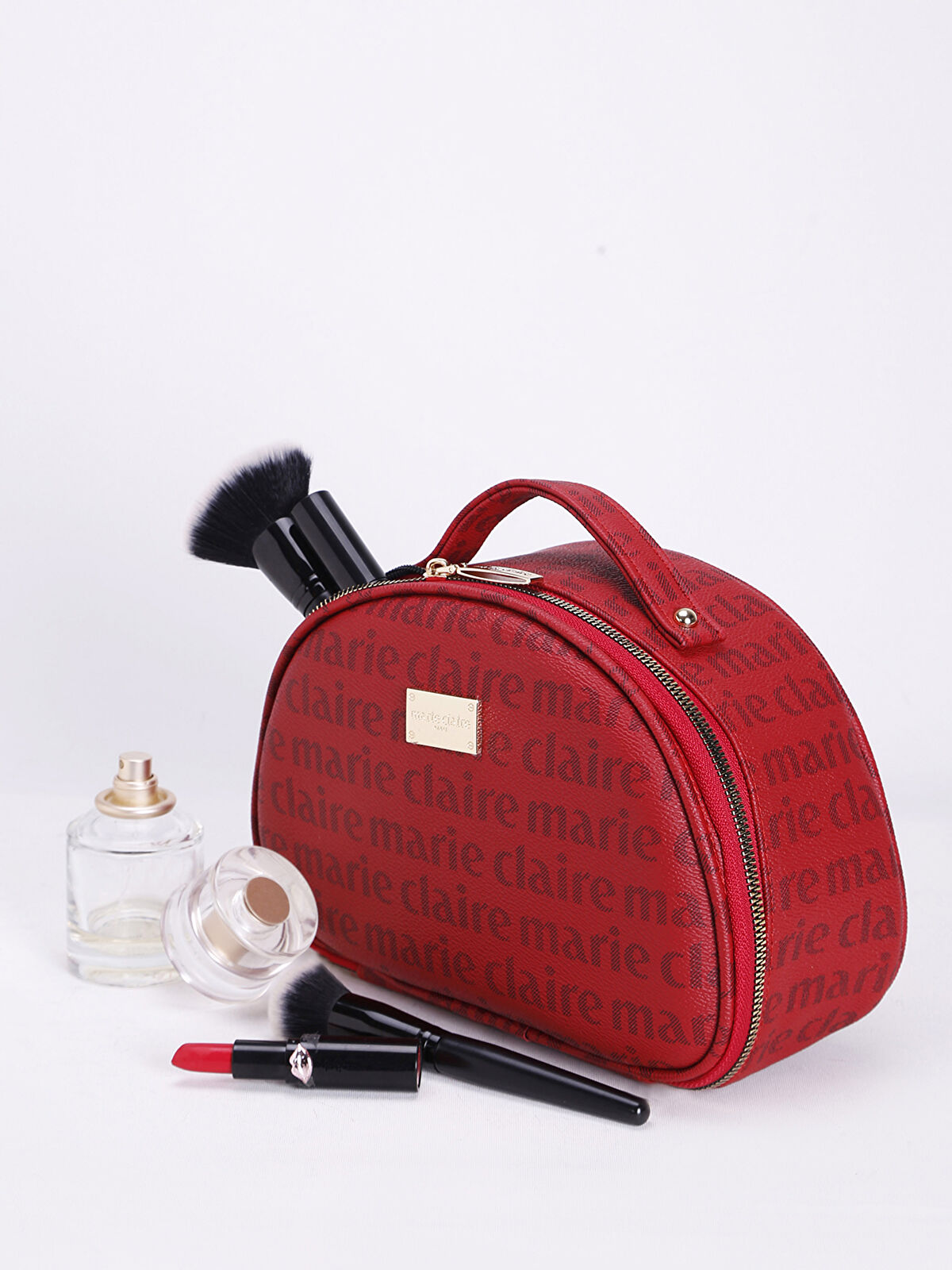 Marie Claire Baskılı Kadın Makyaj Çantası