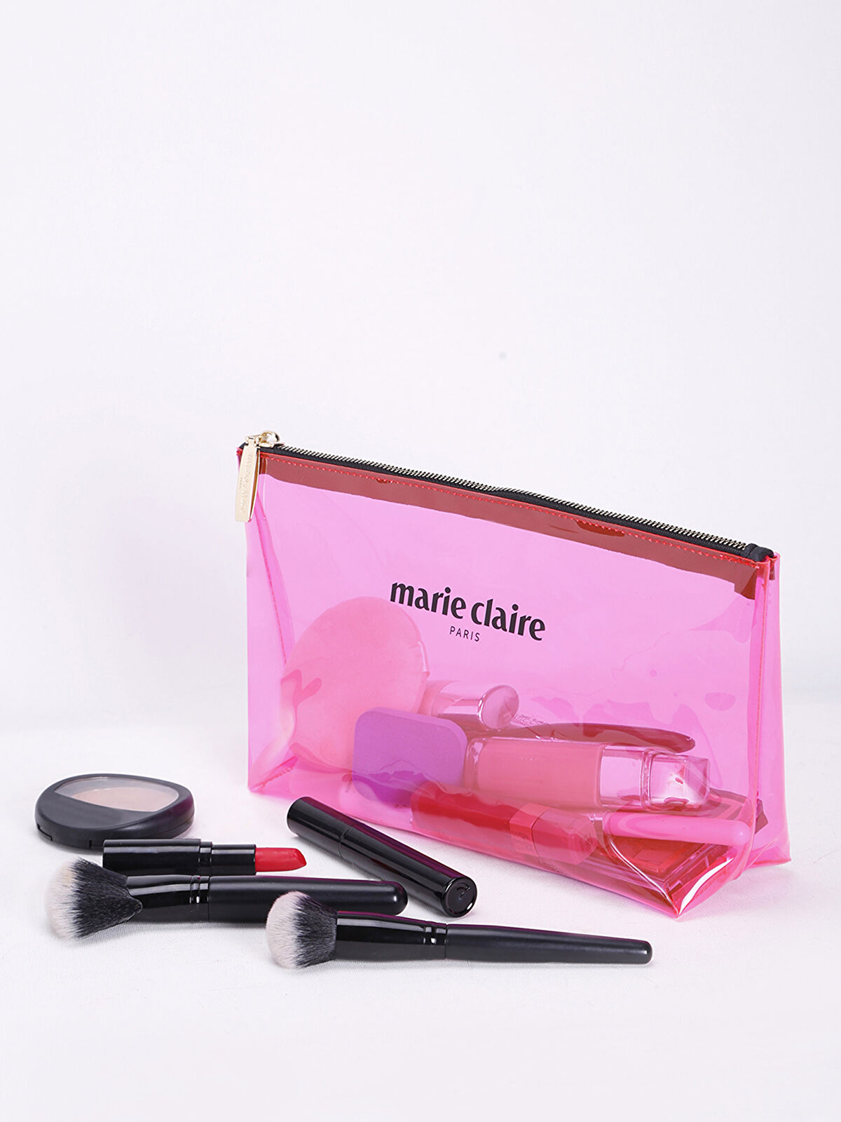 Marie Claire Baskılı Kadın Makyaj Çantası