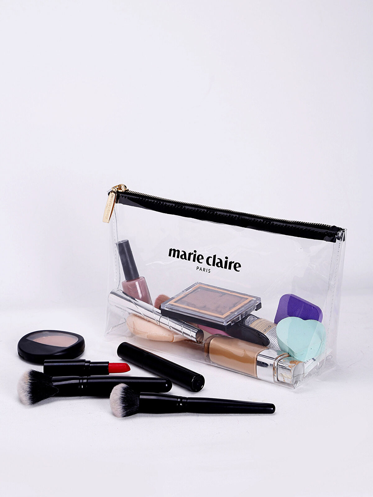 Marie Claire Baskılı Kadın Makyaj Çantası