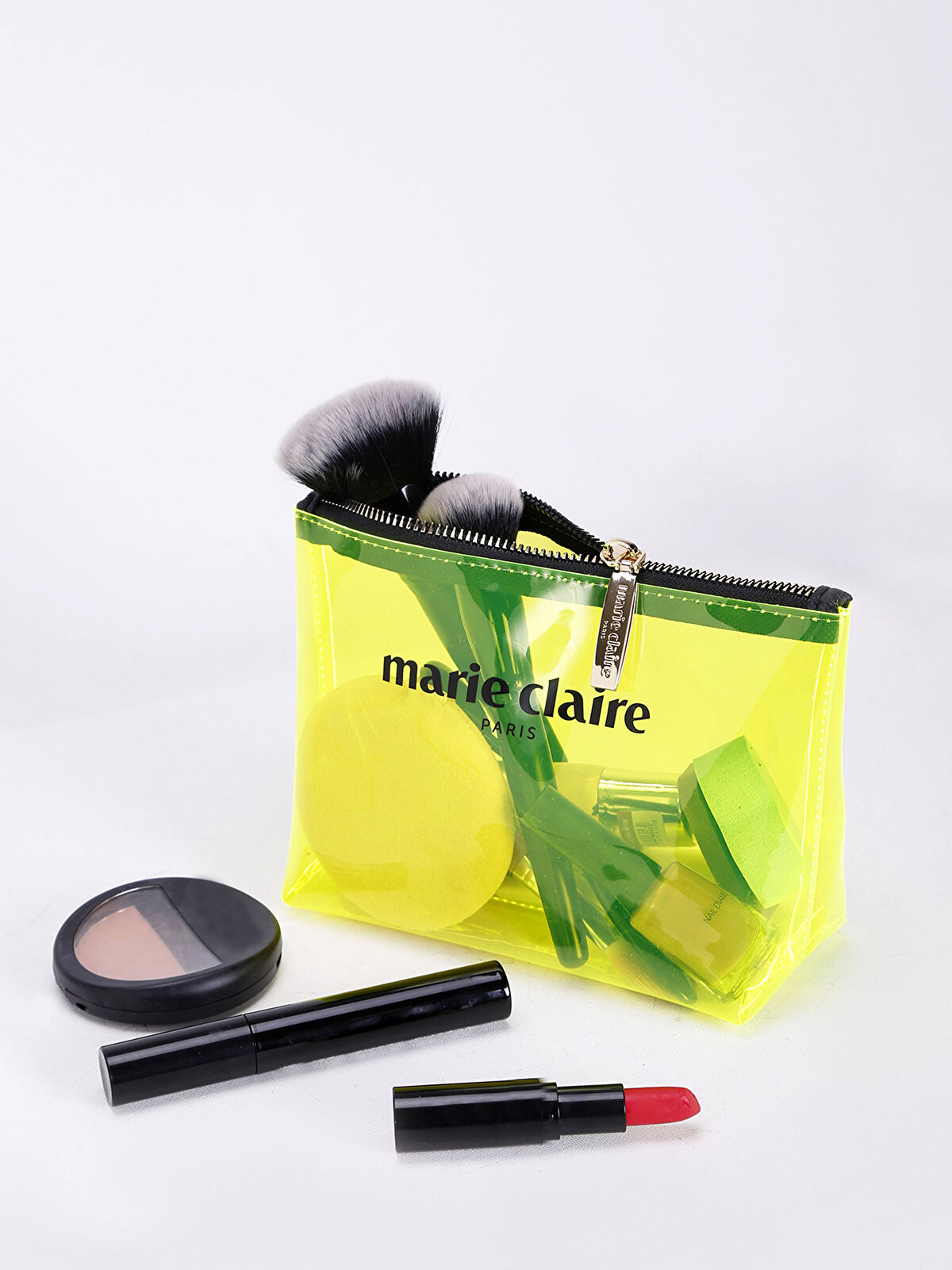 Marie Claire Baskılı Kadın Makyaj Çantası