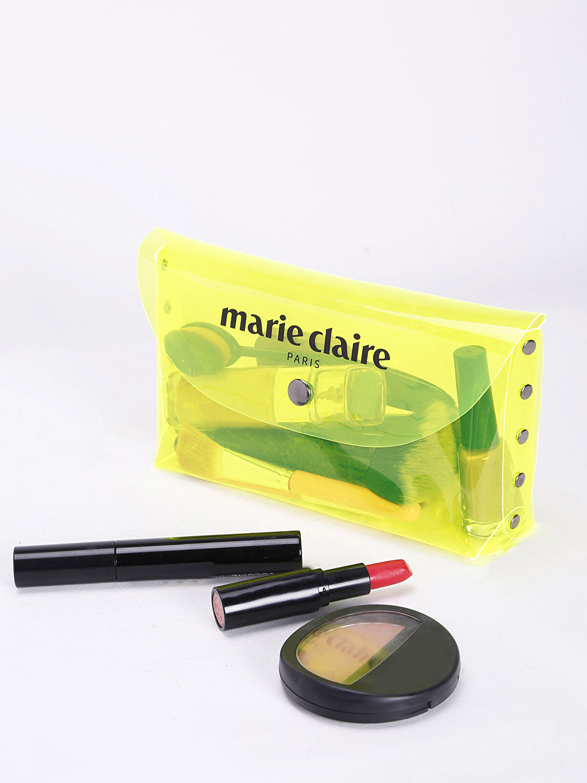 Marie Claire Baskılı Kadın Makyaj Çantası