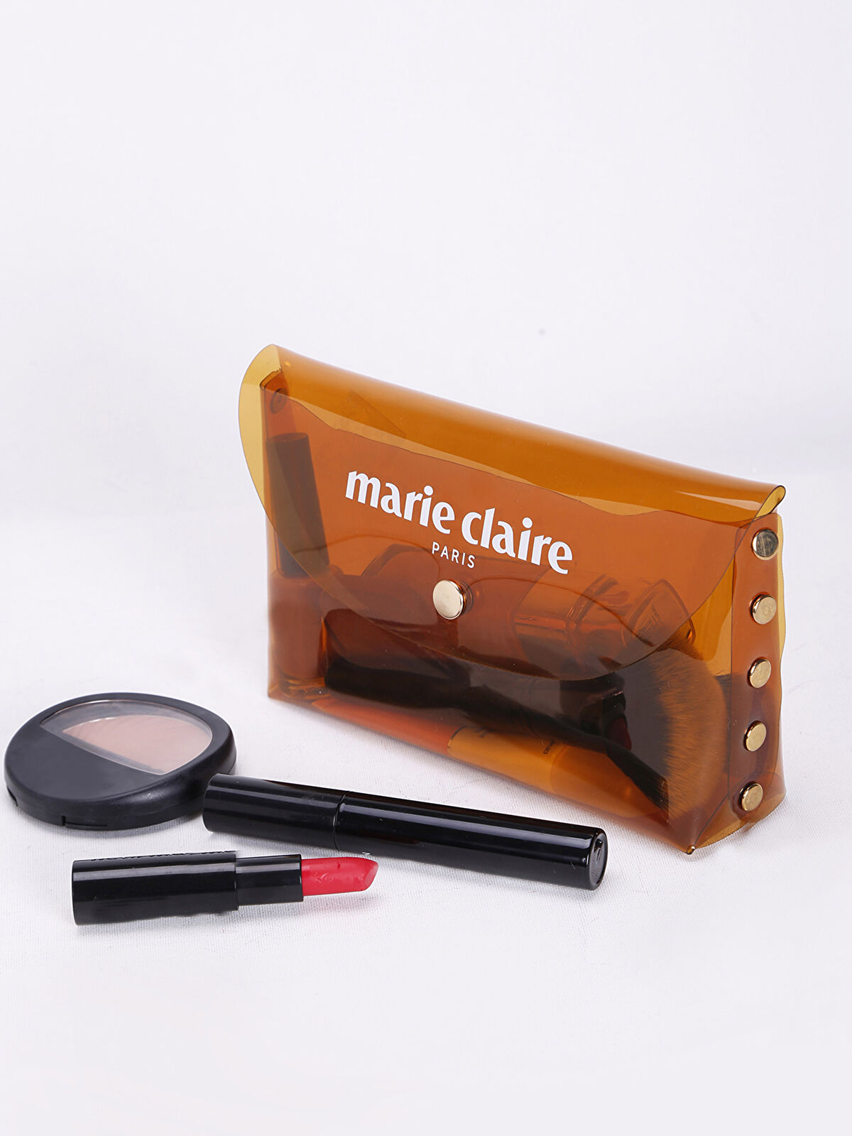 Marie Claire Baskılı Kadın Makyaj Çantası