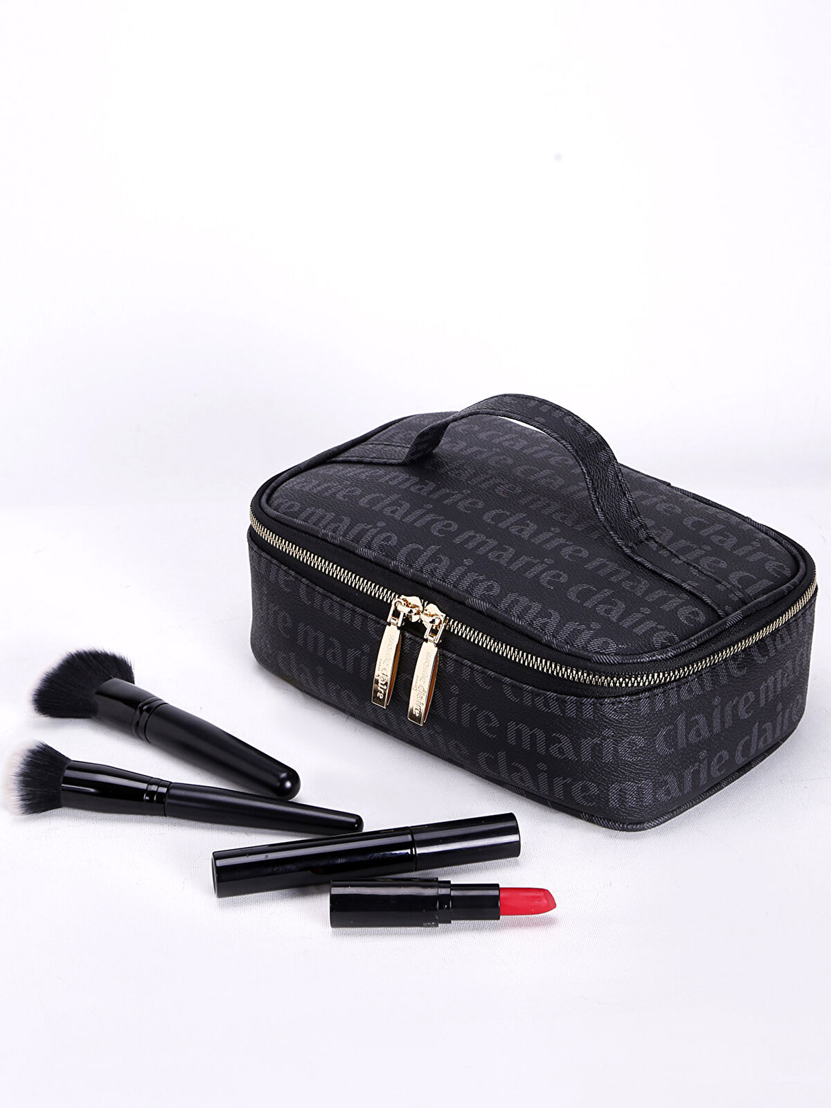 Marie Claire Baskılı Kadın Makyaj Çantası