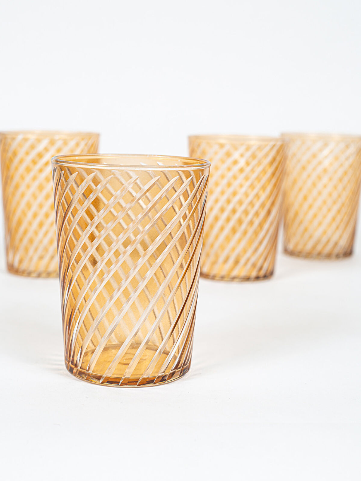 Rakle Desenli Meşrubat Bardağı 4'lü 510 Ml