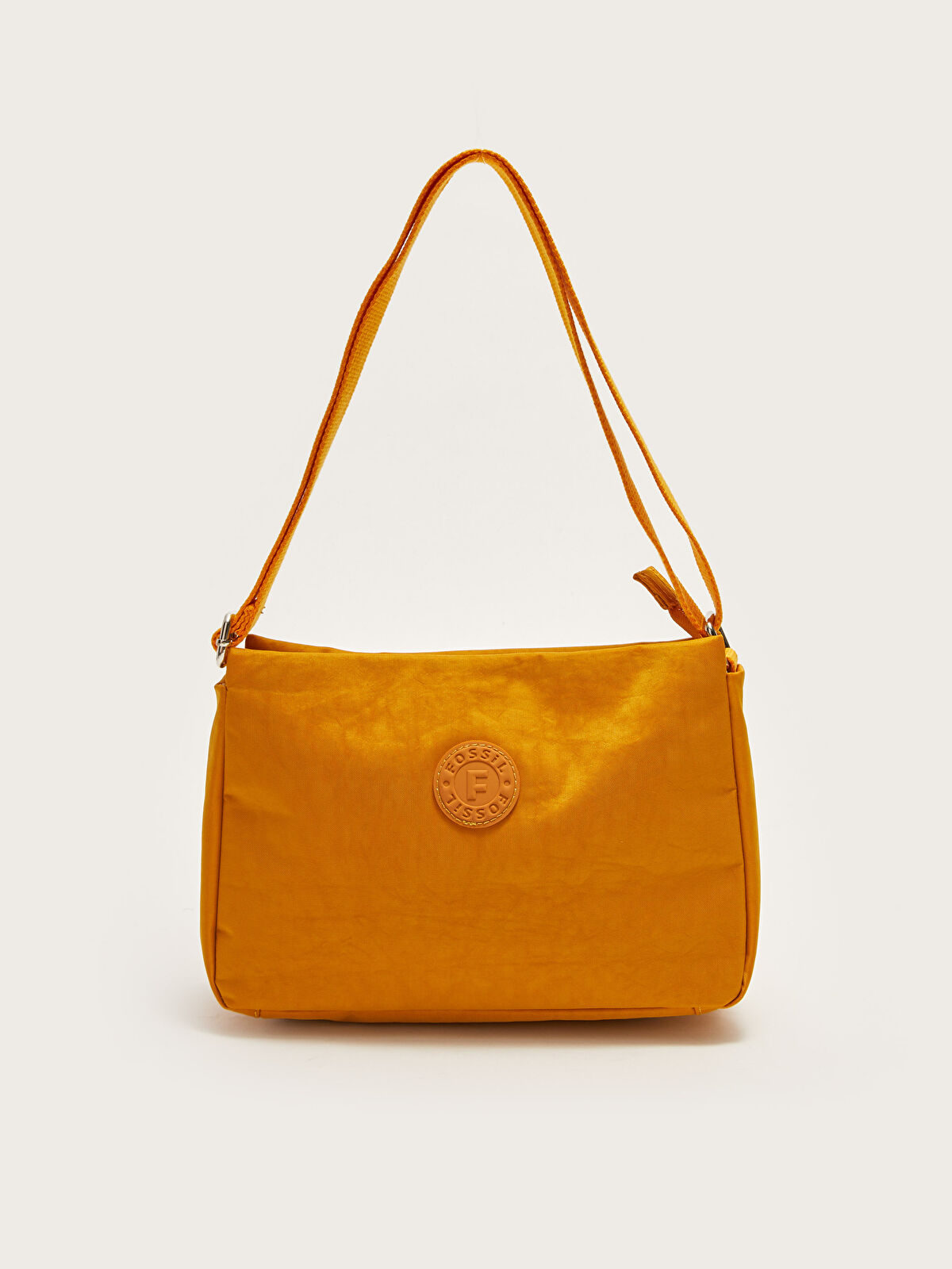 Fossil Etiket Baskılı Kadın Baget Çanta