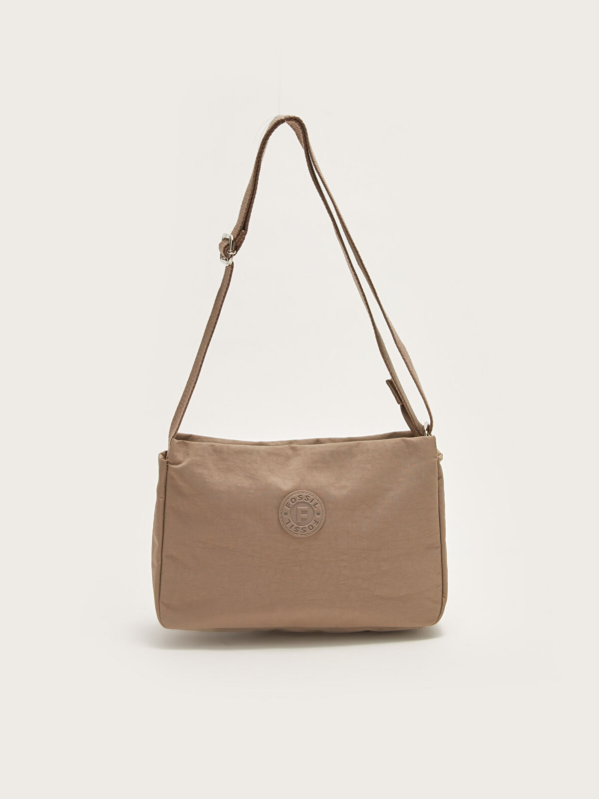Fossil Etiket Baskılı Kadın Baget Çanta