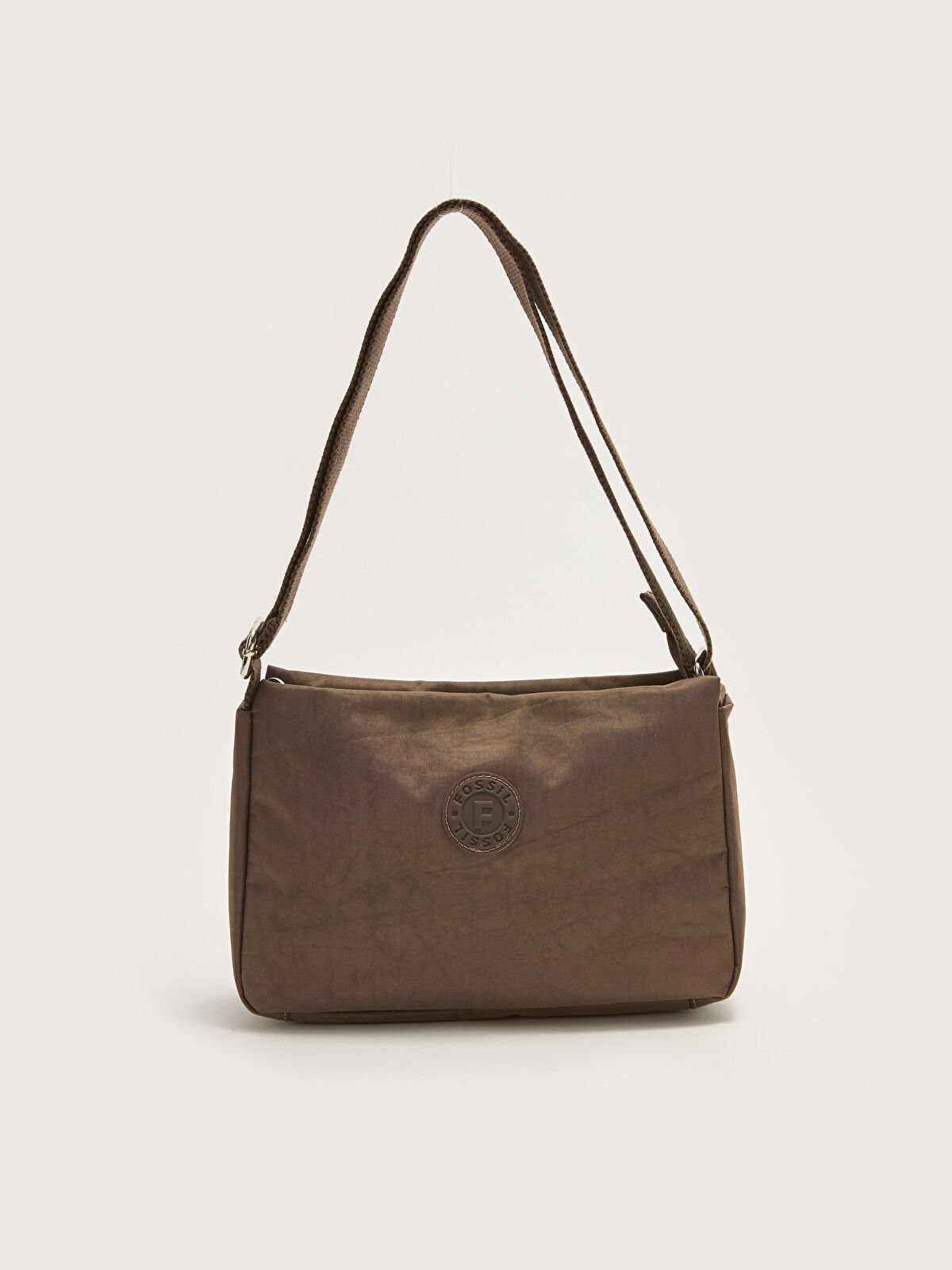 Fossil Etiket Baskılı Kadın Baget Çanta