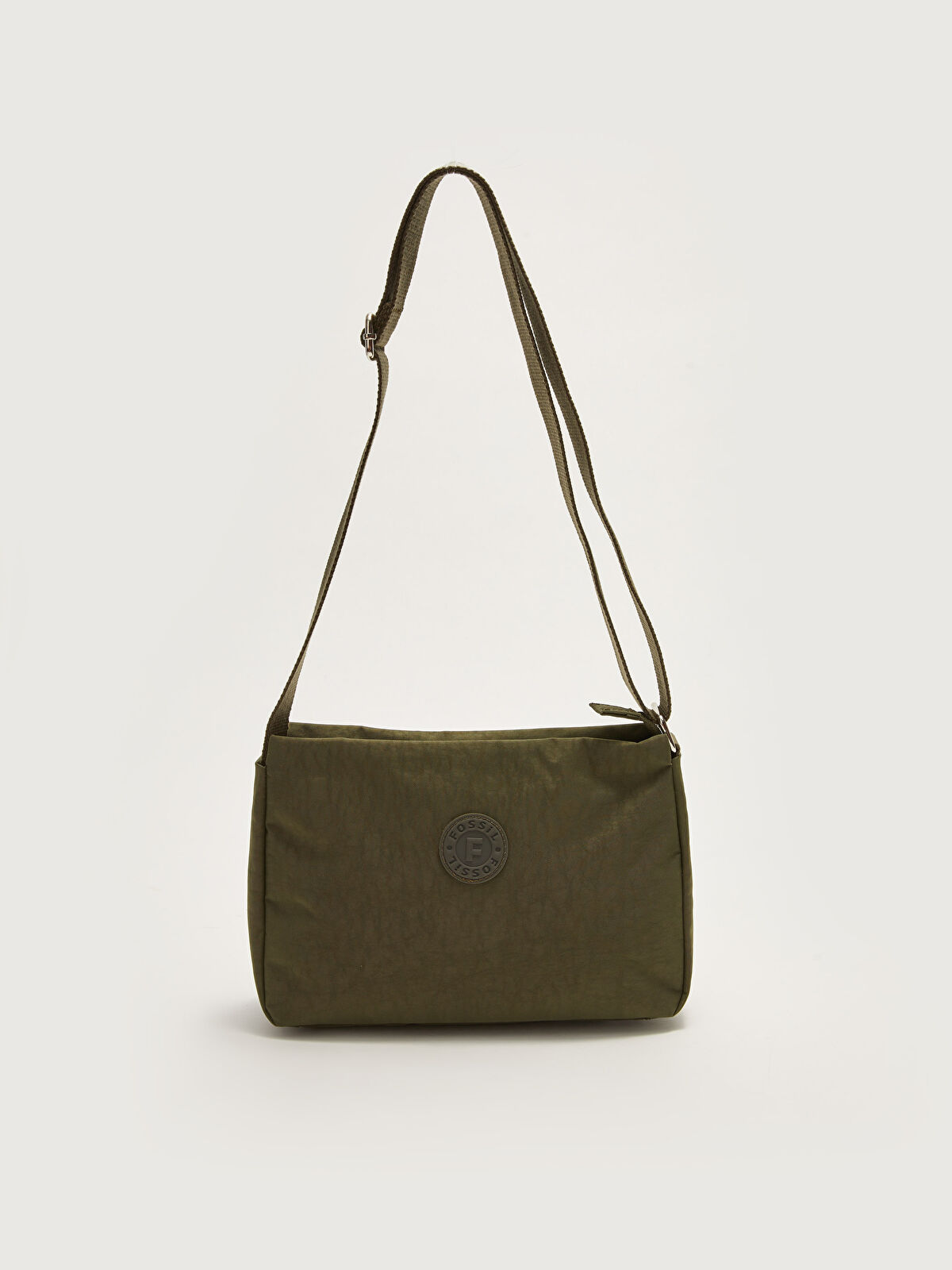 Fossil Etiket Baskılı Kadın Baget Çanta