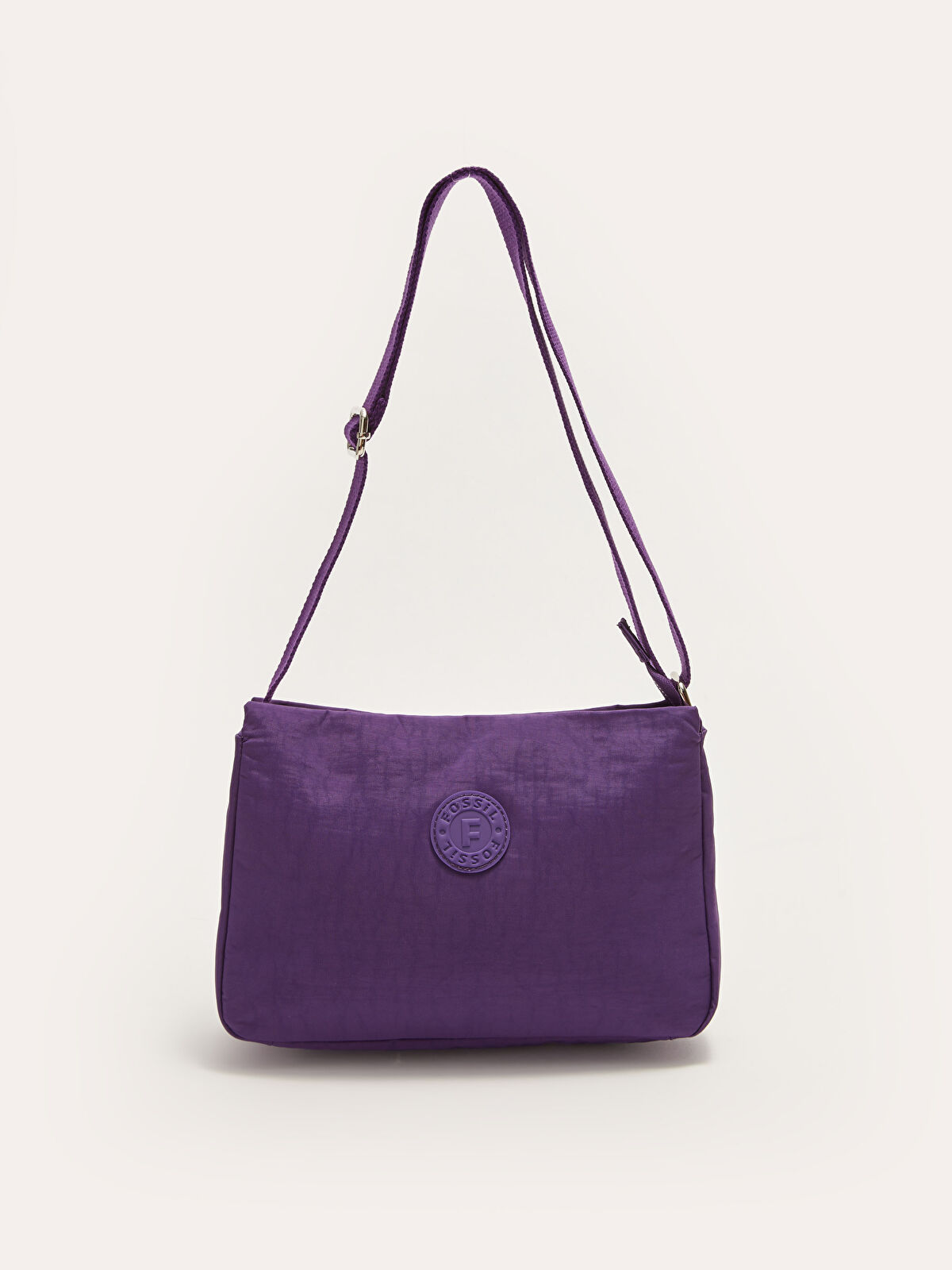 Fossil Etiket Baskılı Kadın Baget Çanta