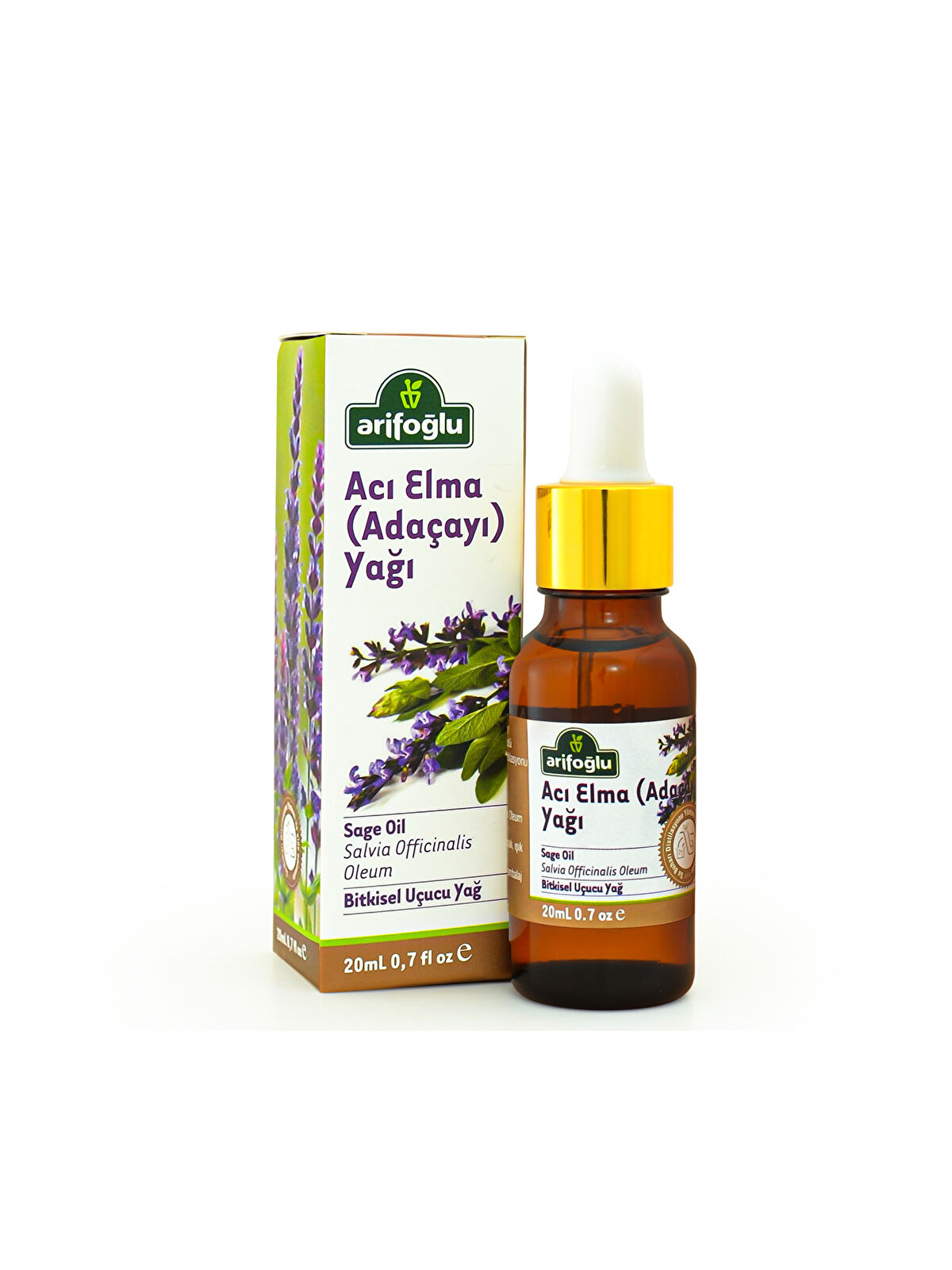 Arifoğlu Acı Elma Adaçayı Yağı 20 ml Arifoğlu Acı Elma Adaçayı Yağı 20 ml