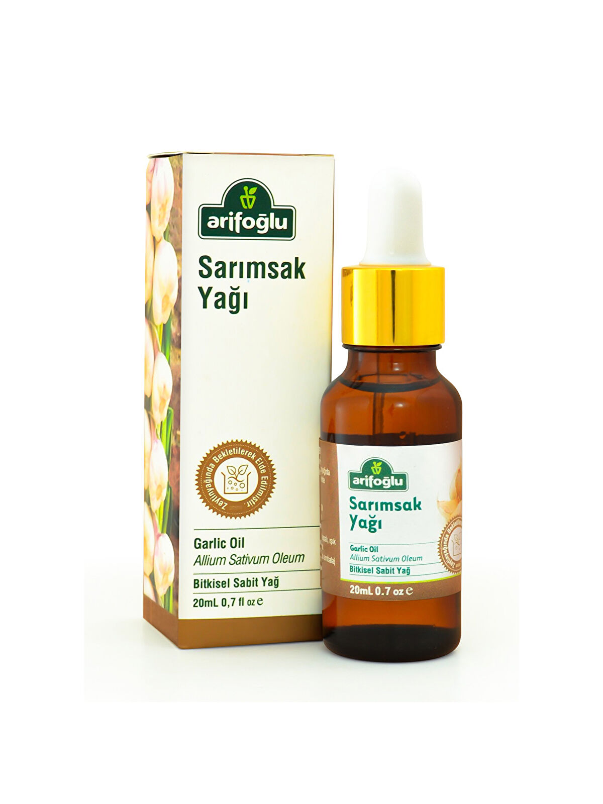 Arifoğlu Sarımsak Yağı 20 ml Arifoğlu Sarımsak Yağı 20 ml