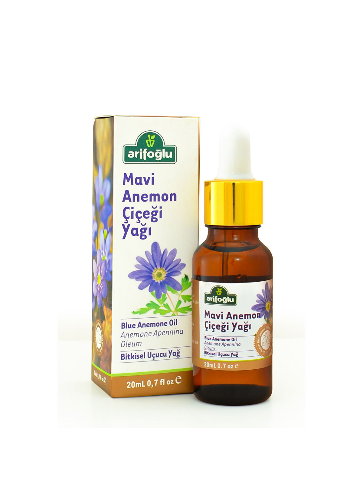 Arifoğlu Mavi Anemon Çiçeği Yağı 20 ml Arifoğlu Mavi Anemon Çiçeği Yağı 20 ml