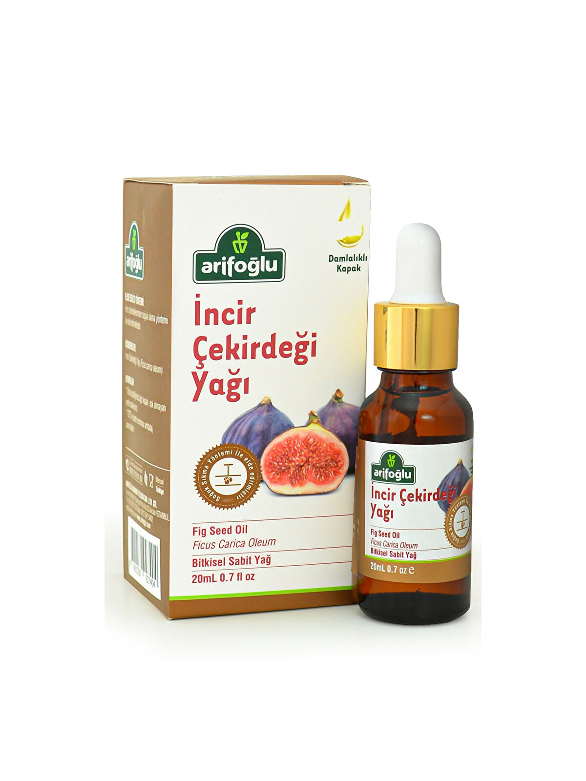 Arifoğlu İncir Çekirdeği Yağı 20 ml Arifoğlu İncir Çekirdeği Yağı 20 ml