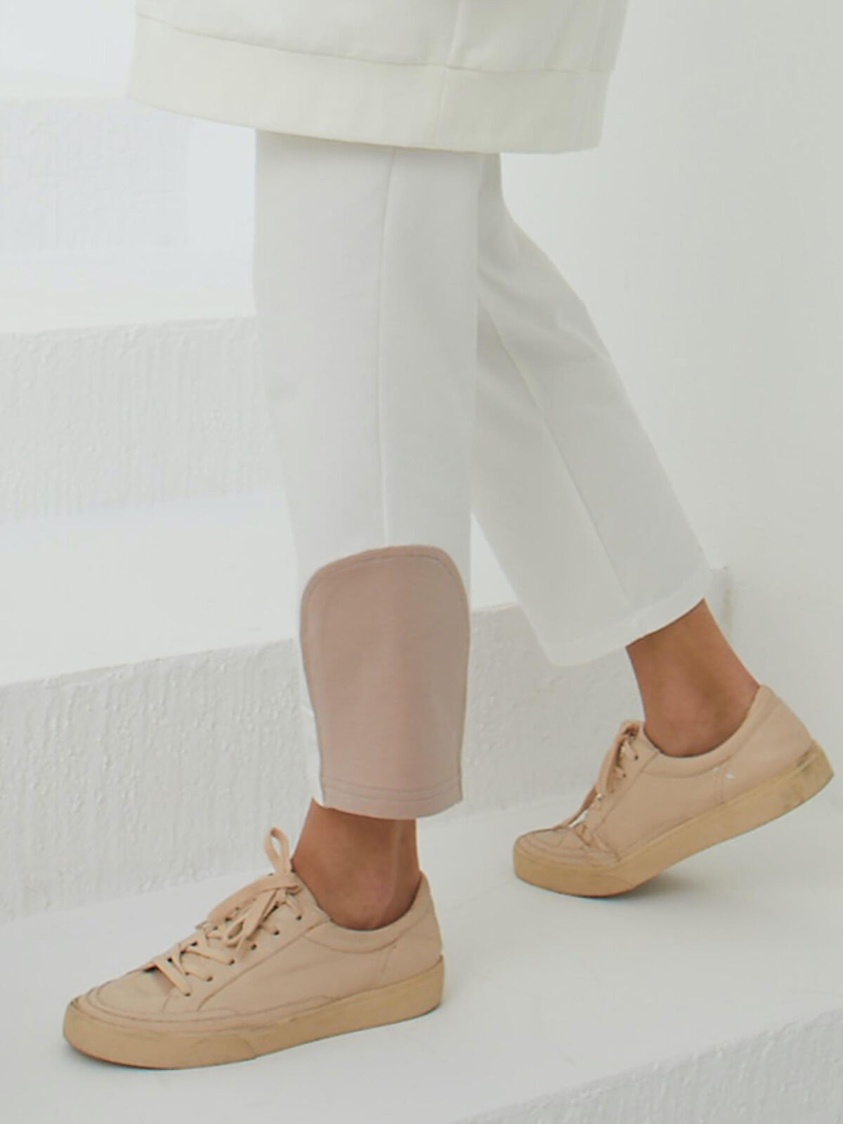 QOOQ STORE Renk Bloklu Kadın Pantolon